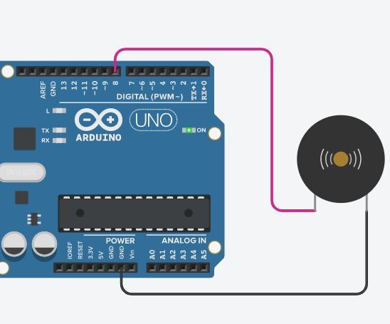 Piano Sounds Using Arduino on TinkerCad : 4 Steps - Instructables