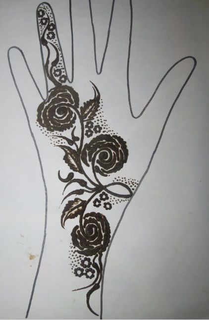 Simple Henna Designs For Beginners On Paper