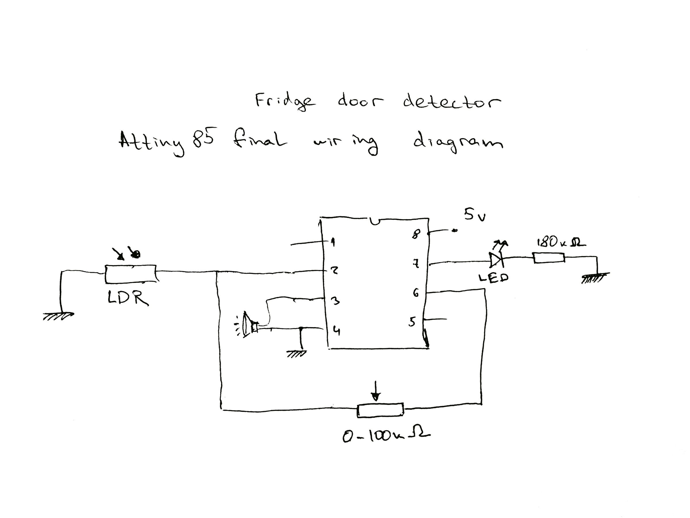 Fridge Door Detector Alarm : 13 Steps (with Pictures) - Instructables