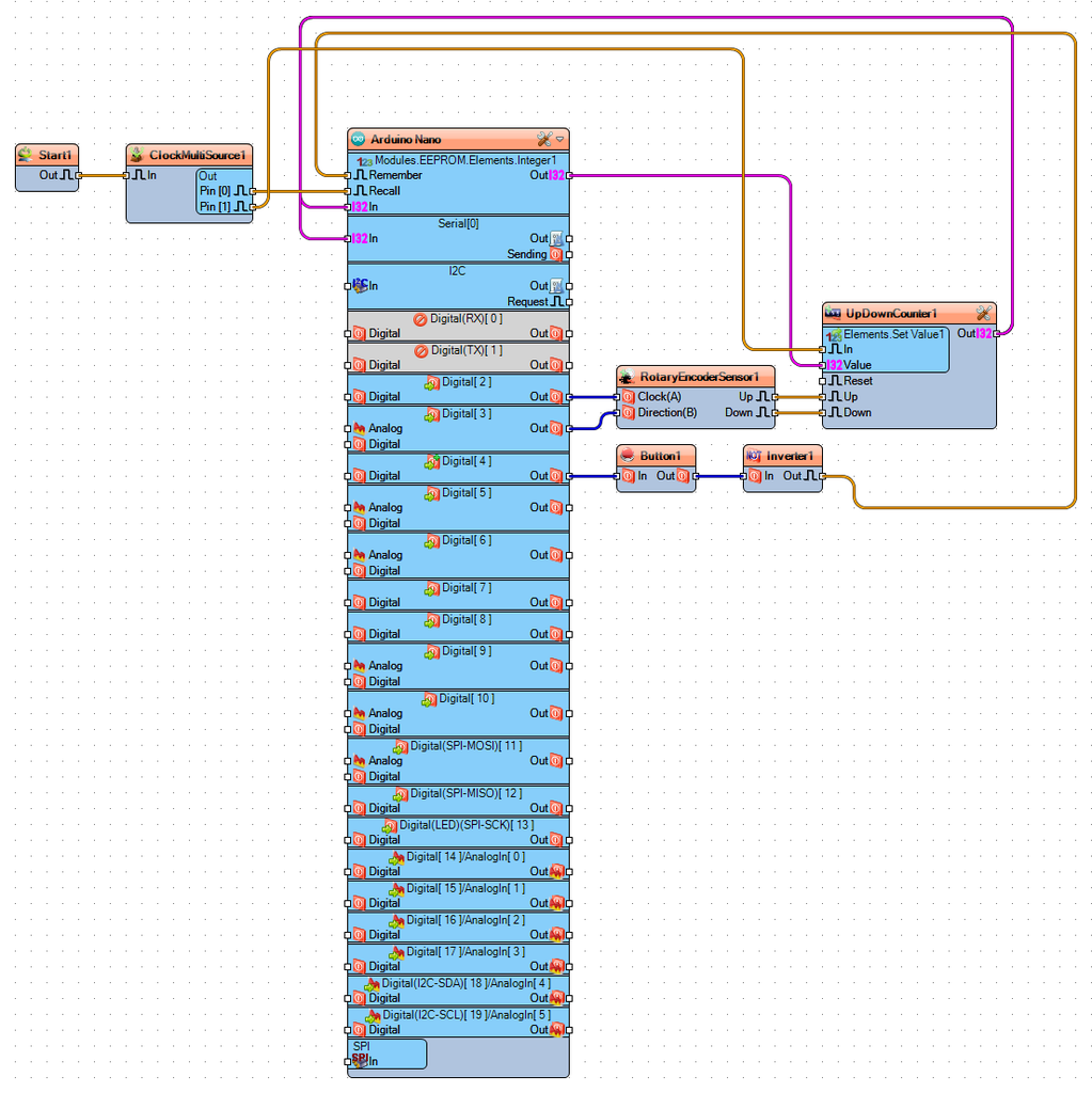 Arduino Nano and Visuino: Save Rotary Encoder Value in EEPROM : 11 ... Arduino Nano and Visuino: Save Rotary Encoder Value in EEPROM : 11 ...