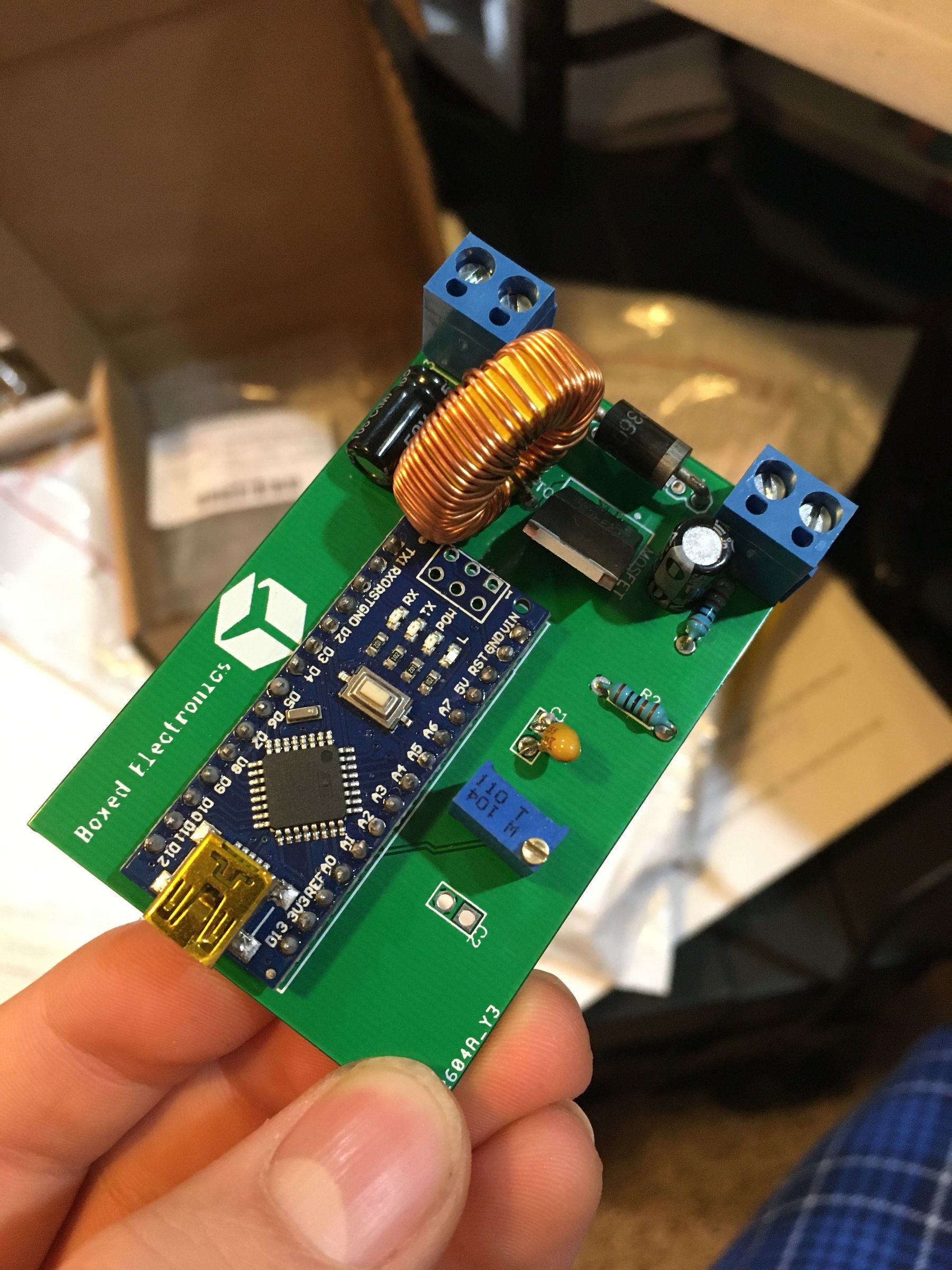 DIY Boost Converter || How to Step Up DC Voltage Efficiently : 5 Steps ...