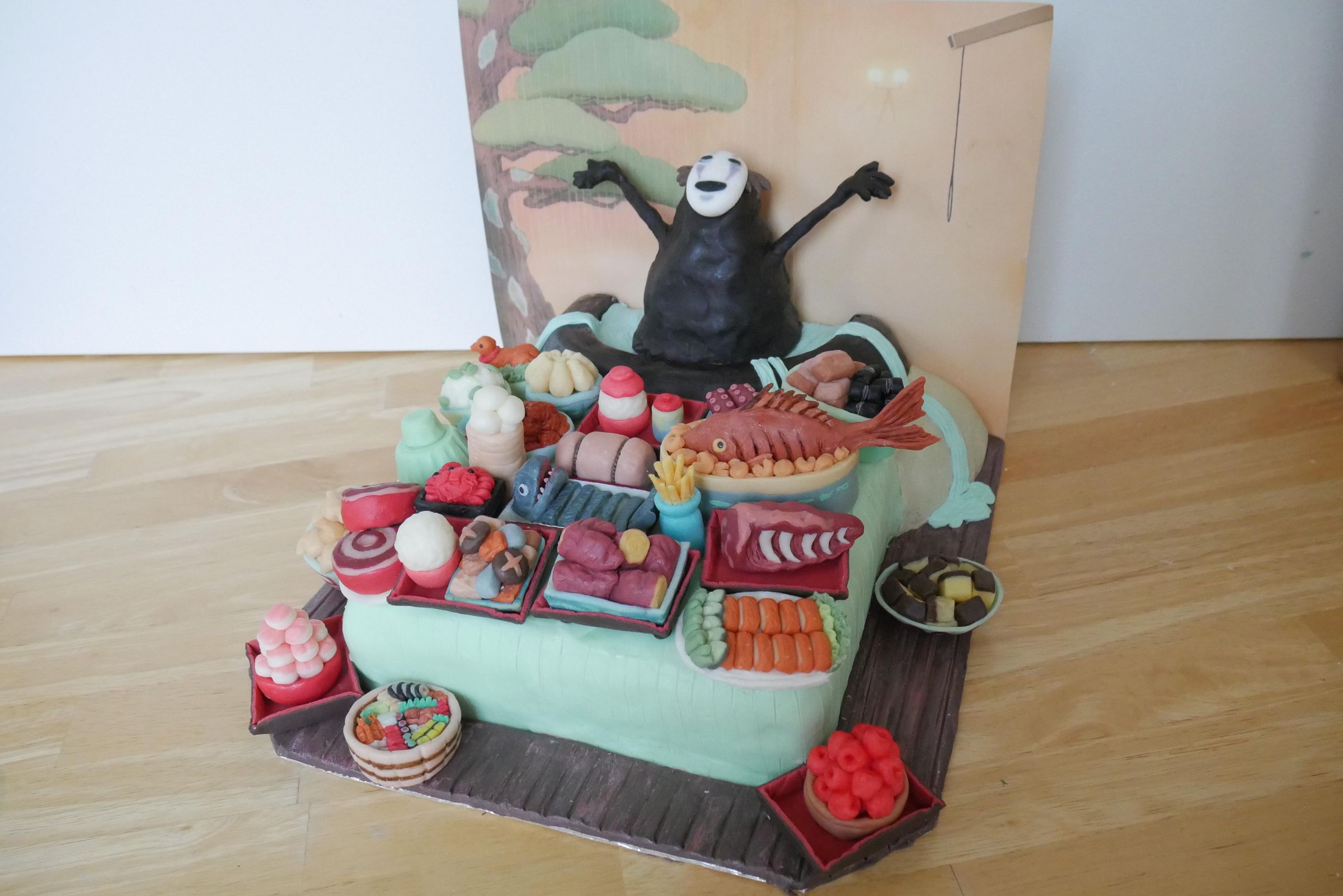 Spirited Away Cake: No Face's Feast : 10 Steps (with Pictures ...