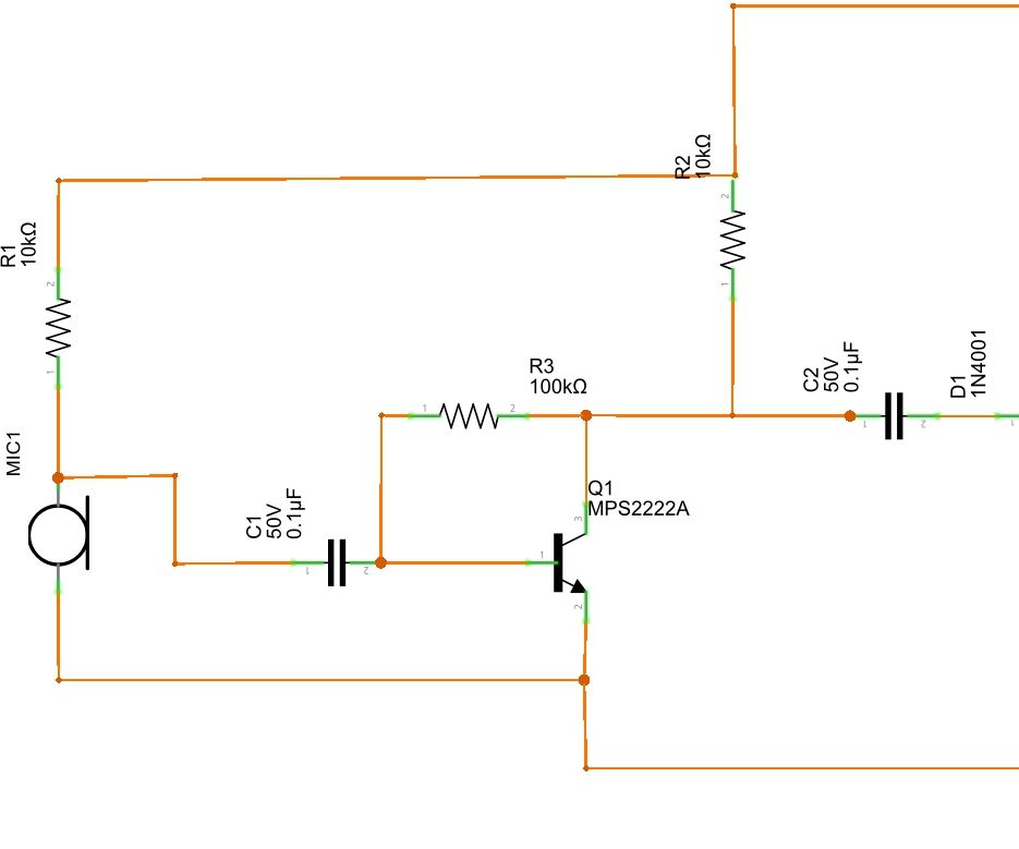 Sound Detector Circuit Using Transistor And Led