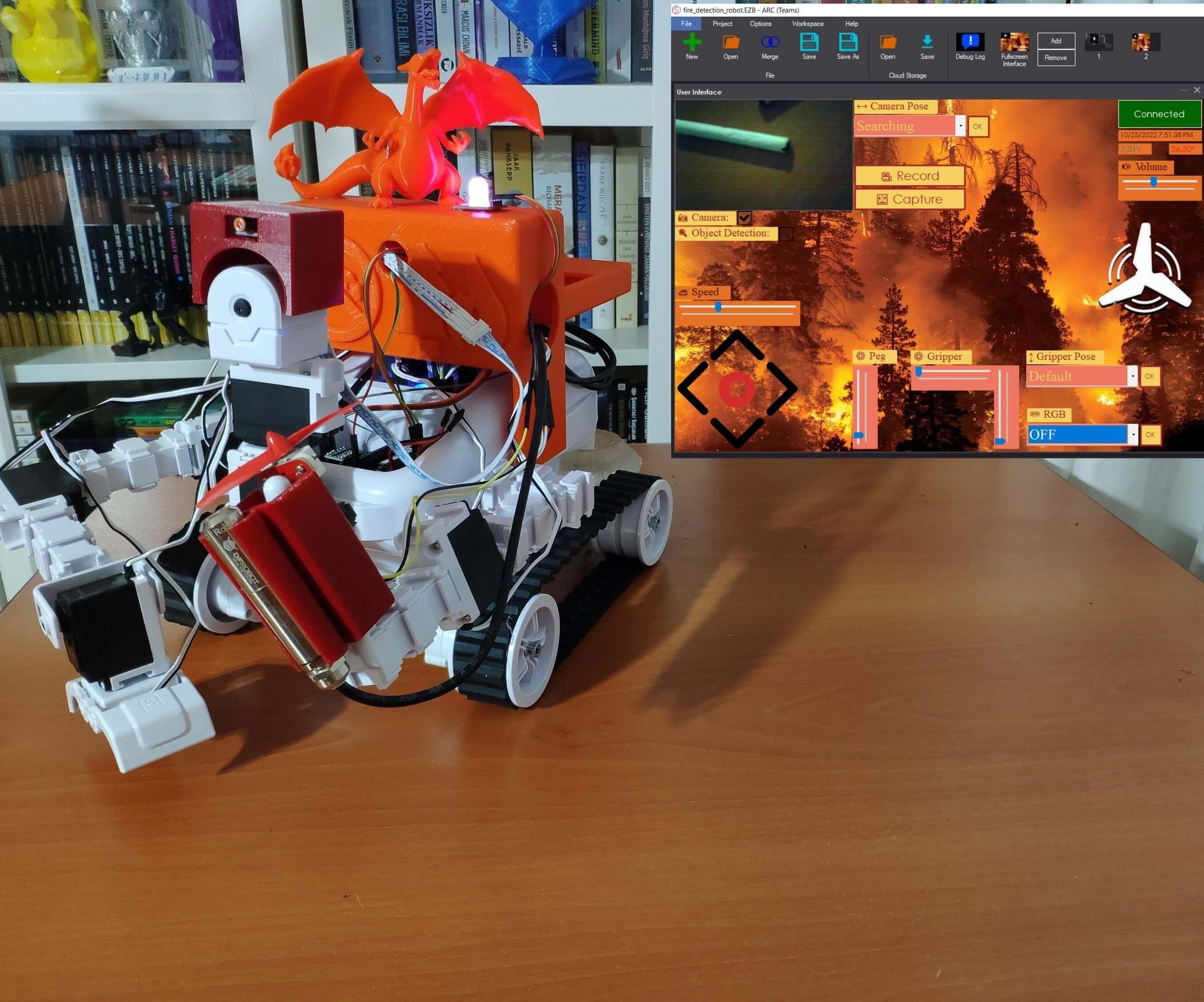 AI-driven Forest Fire Prevention Robot W/ SMS & EZ-Robot : 13 Steps ...