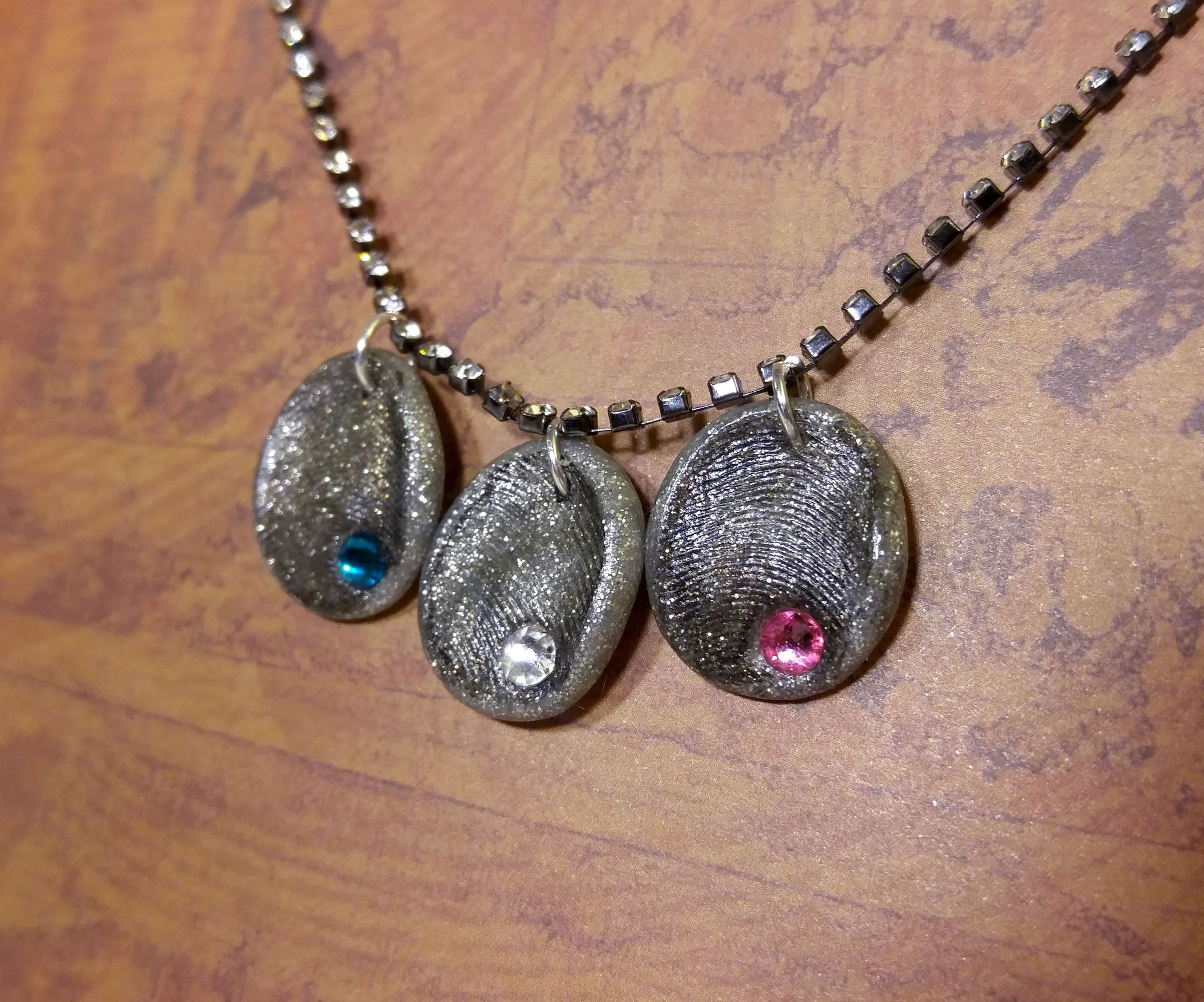 DIY Fingerprint Birthstone Necklace : 6 Steps (with Pictures ...
