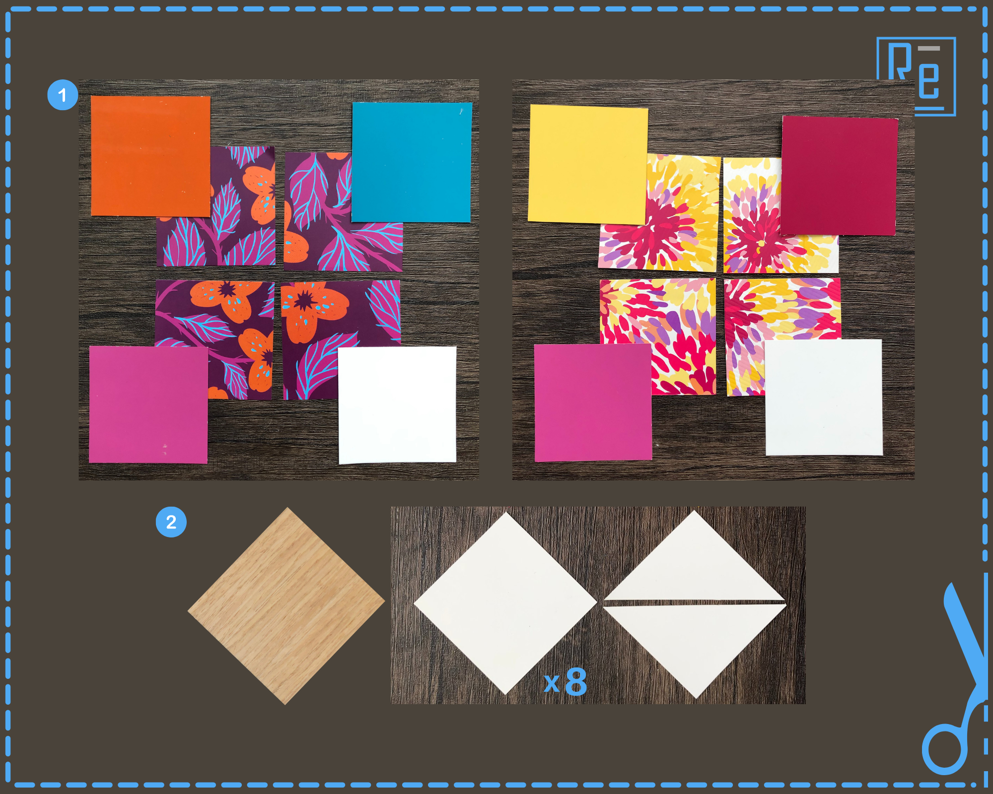 Half Square Triangle Puzzle : 4 Steps - Instructables