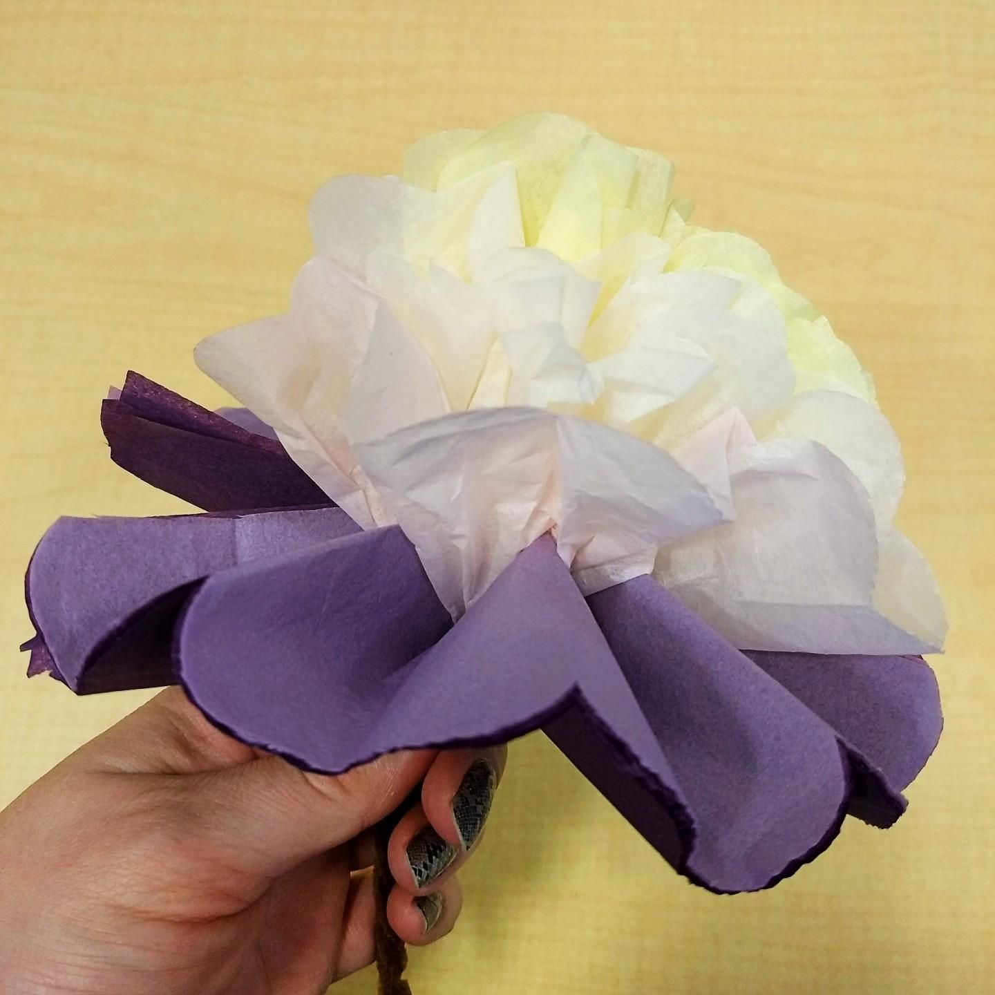 Tissue Paper Fantasy Flowers : 4 Steps (with Pictures) - Instructables