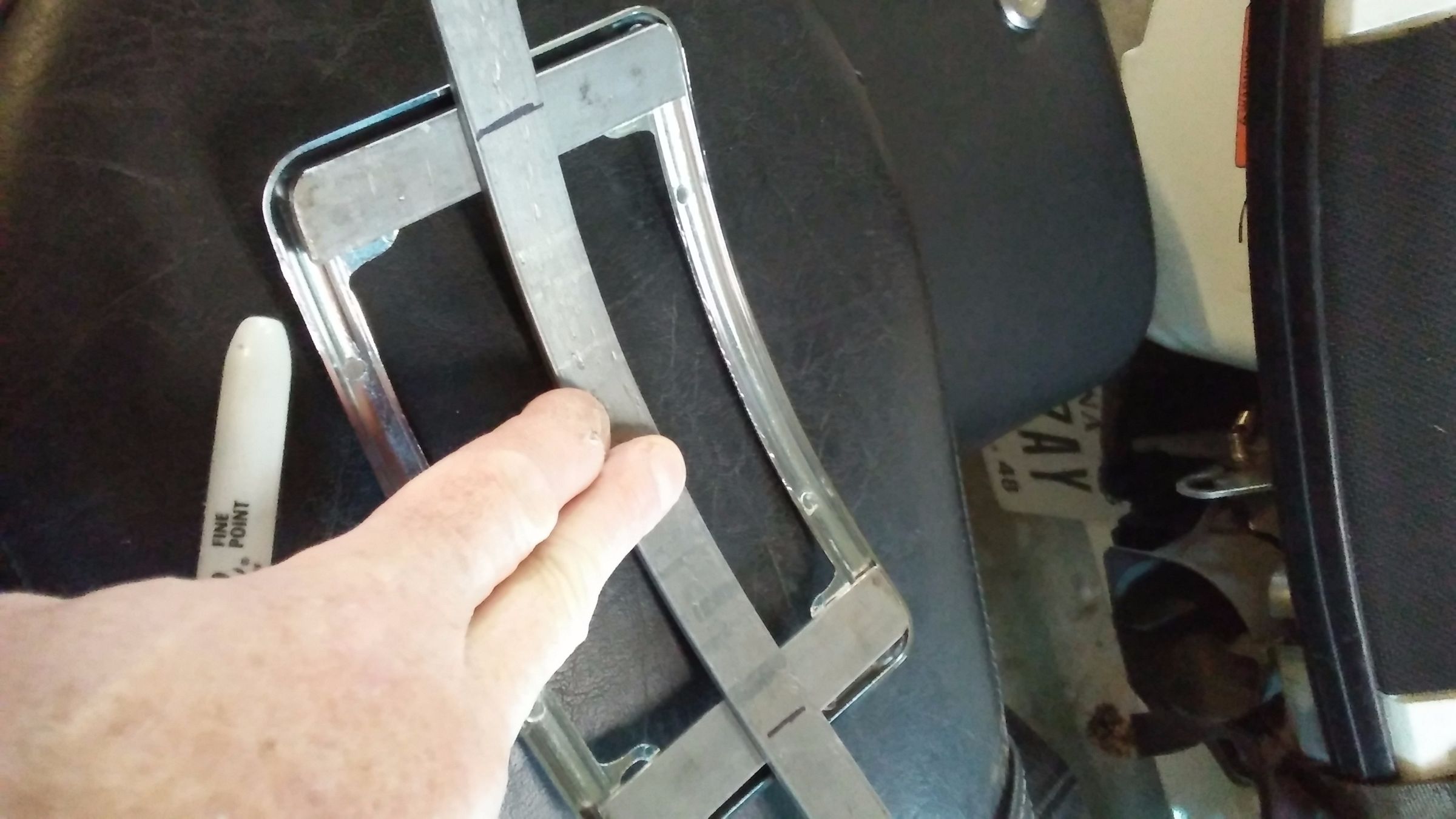 Motorcycle Curved License Plate Frame : 8 Steps (with Pictures ...