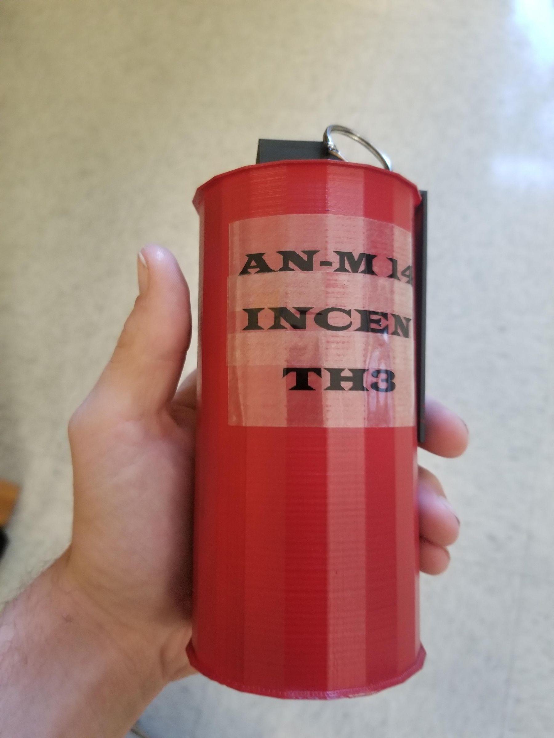 3-D Printed Mock AN-M14 Incendiary Hand Grenade : 3 Steps - Instructables