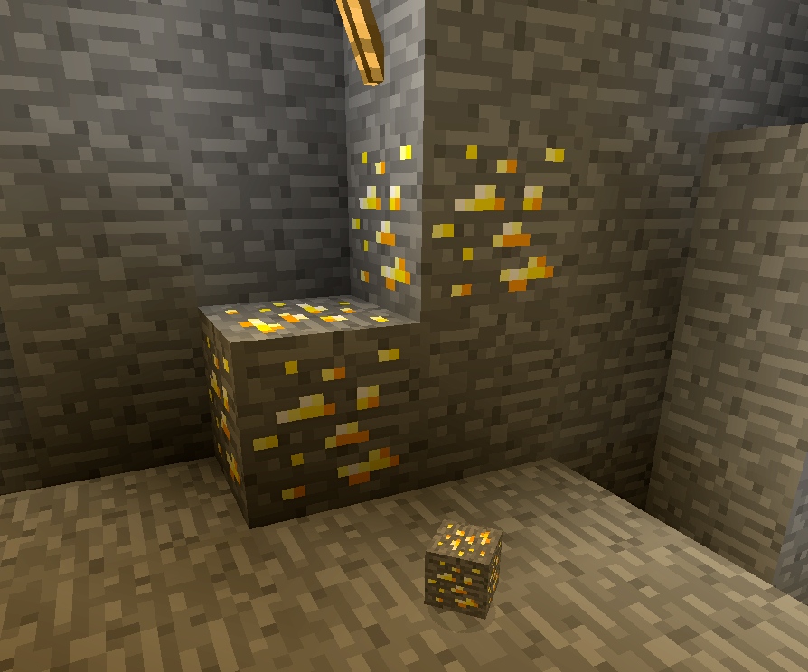 Gold Ore Minecraft