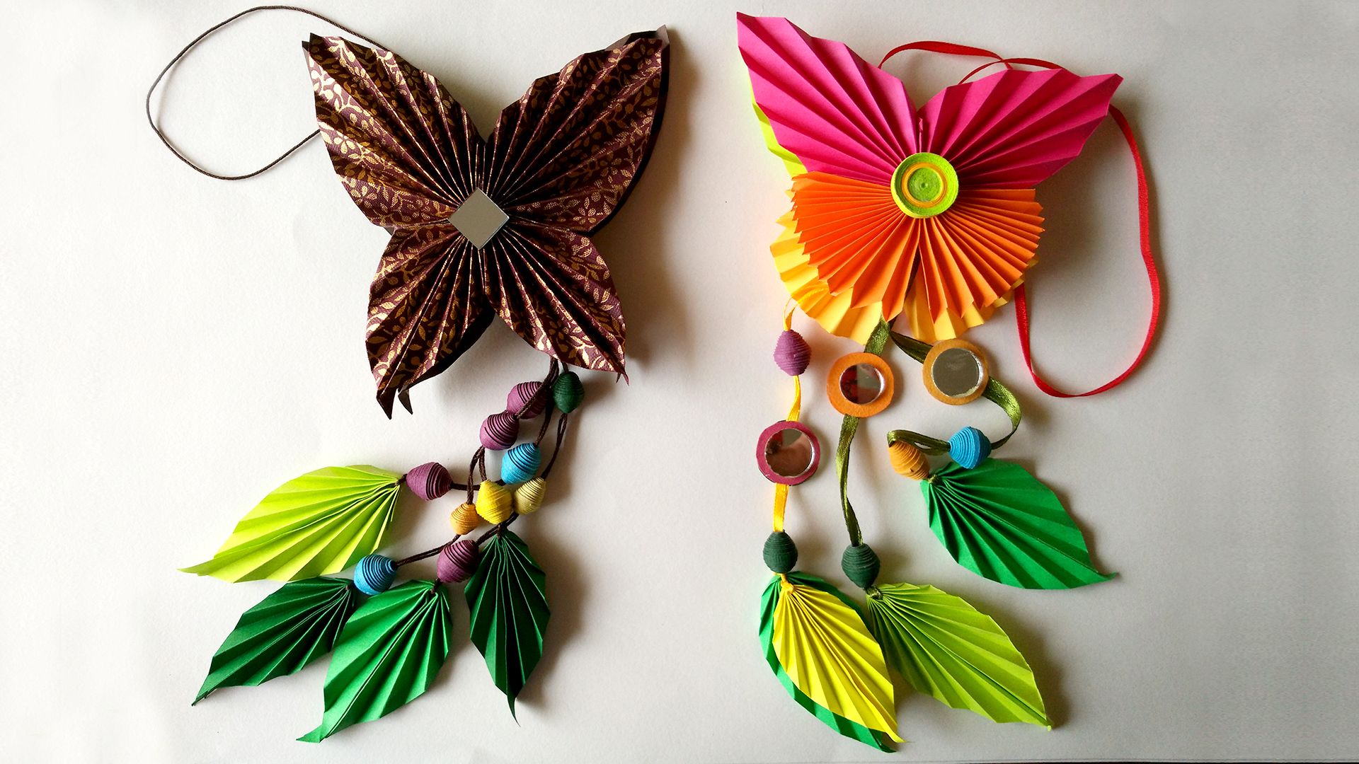 DIY : How to Make Origami Paper Butterfly Dangler | the Art of Paper ...