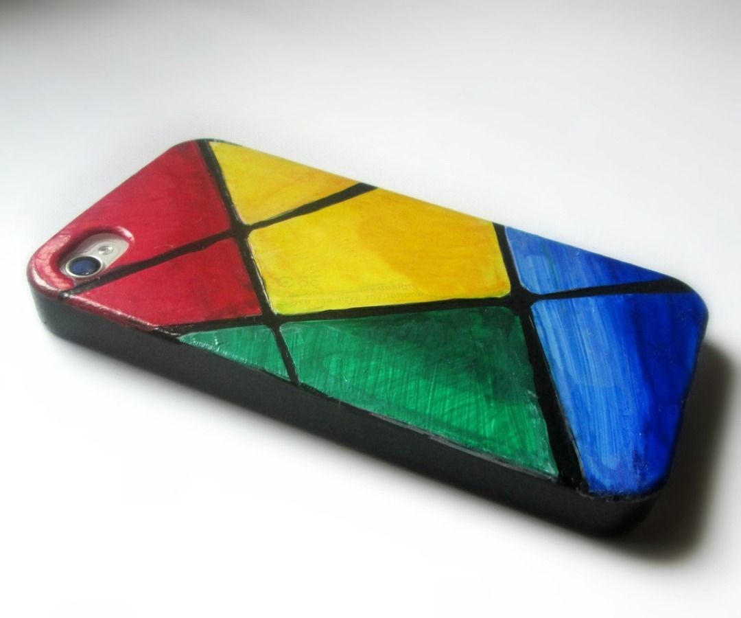 Recycled Colorful Phone Case : 4 Steps - Instructables