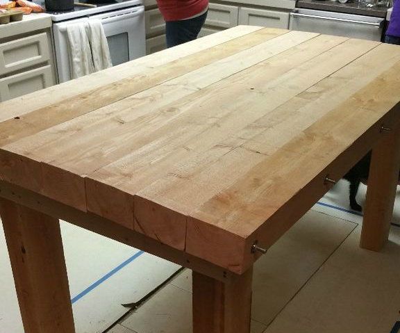 All Purpose Rough Sawn Project Table : 7 Steps (with Pictures ...