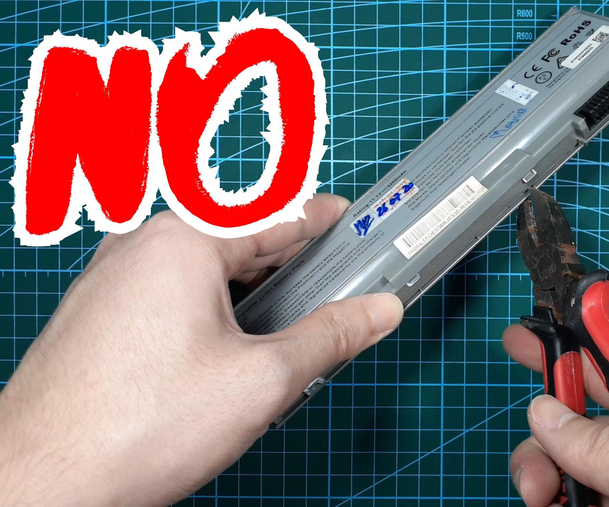 How to Open Laptop Battery and Get 18650 Without Any TOOLS - Instructables