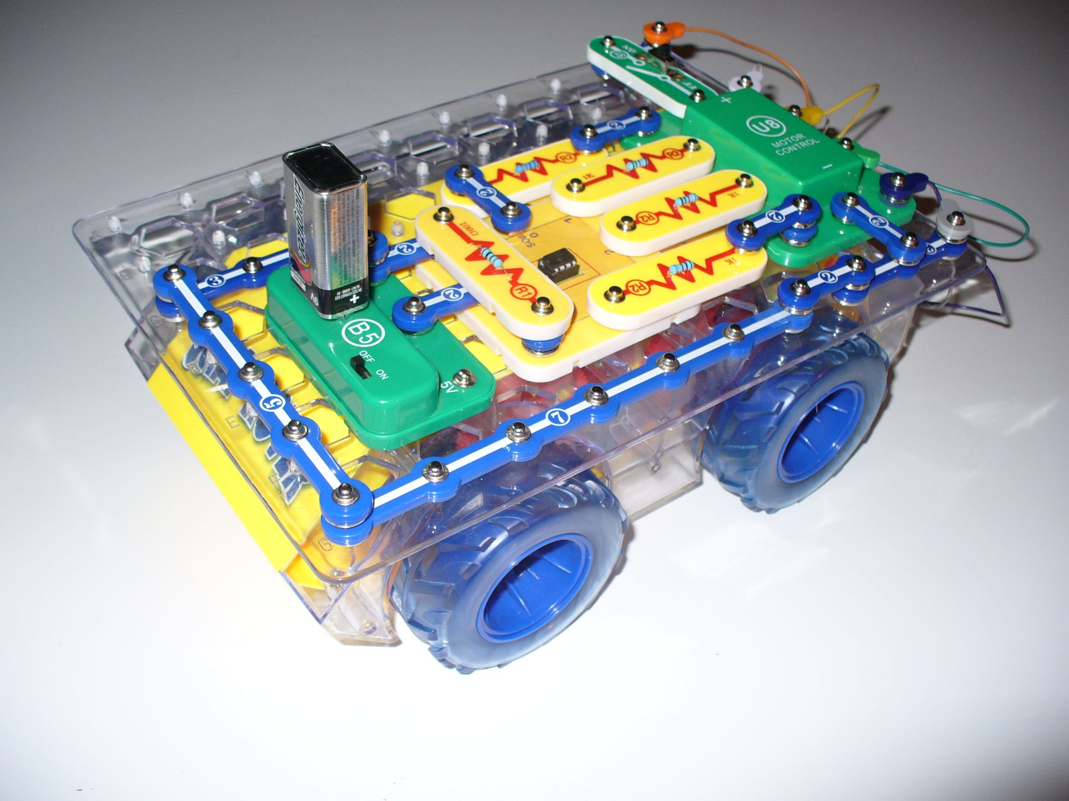 Hack the Snap Circuits Rover : 7 Steps (with Pictures) - Instructables
