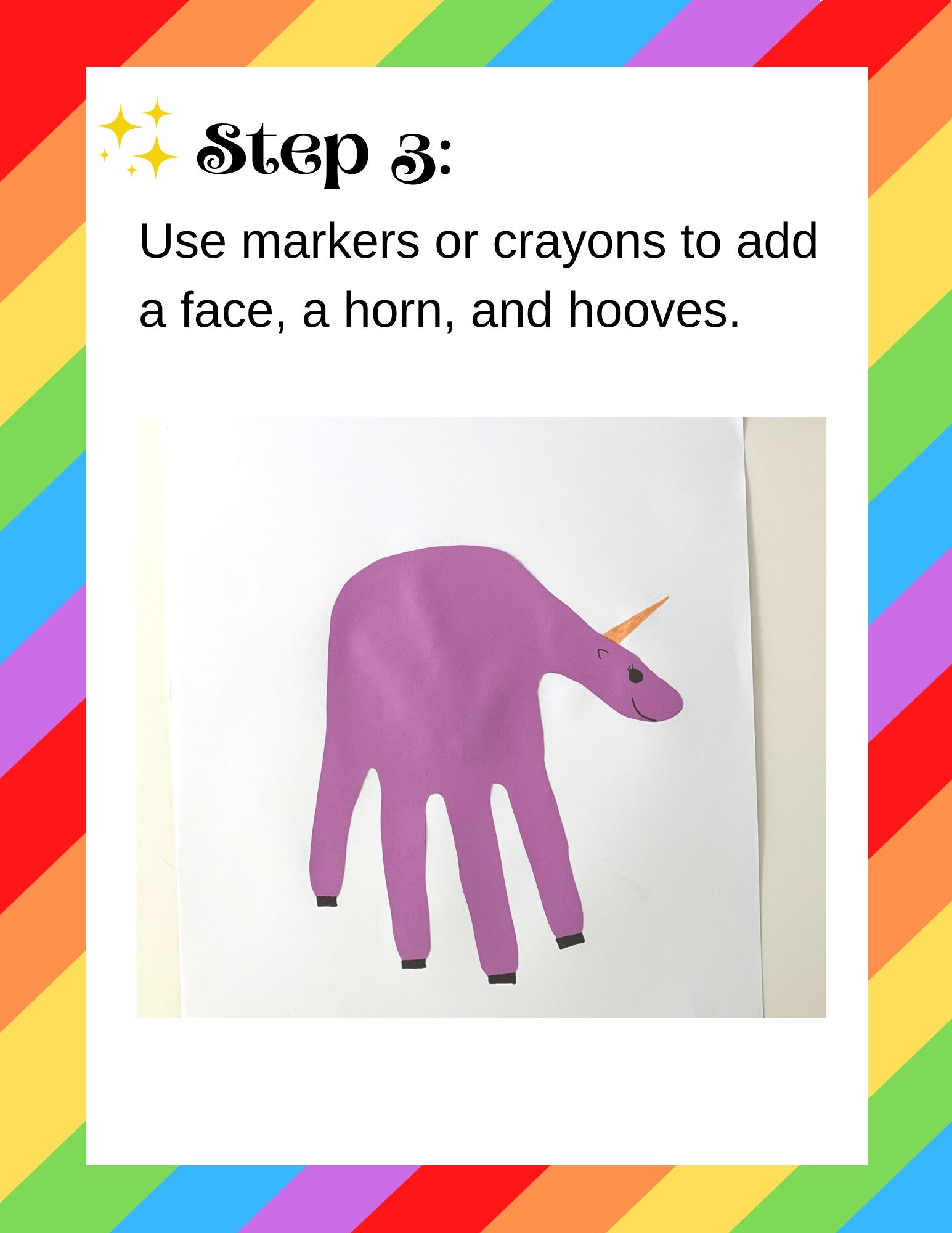 Handprint Unicorn : 6 Steps - Instructables