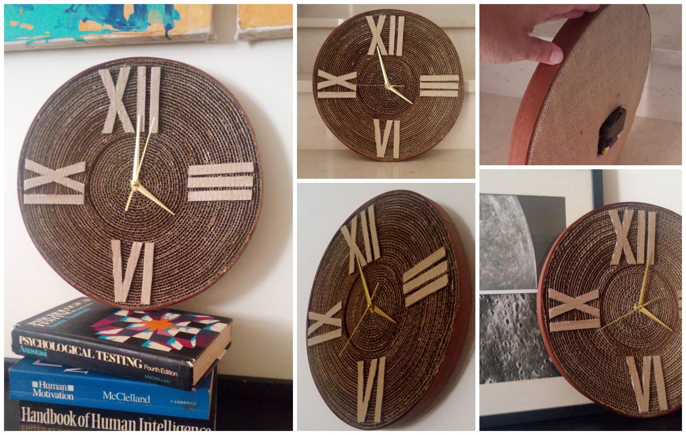 Cardboard Wall Clock : 12 Steps (with Pictures) - Instructables