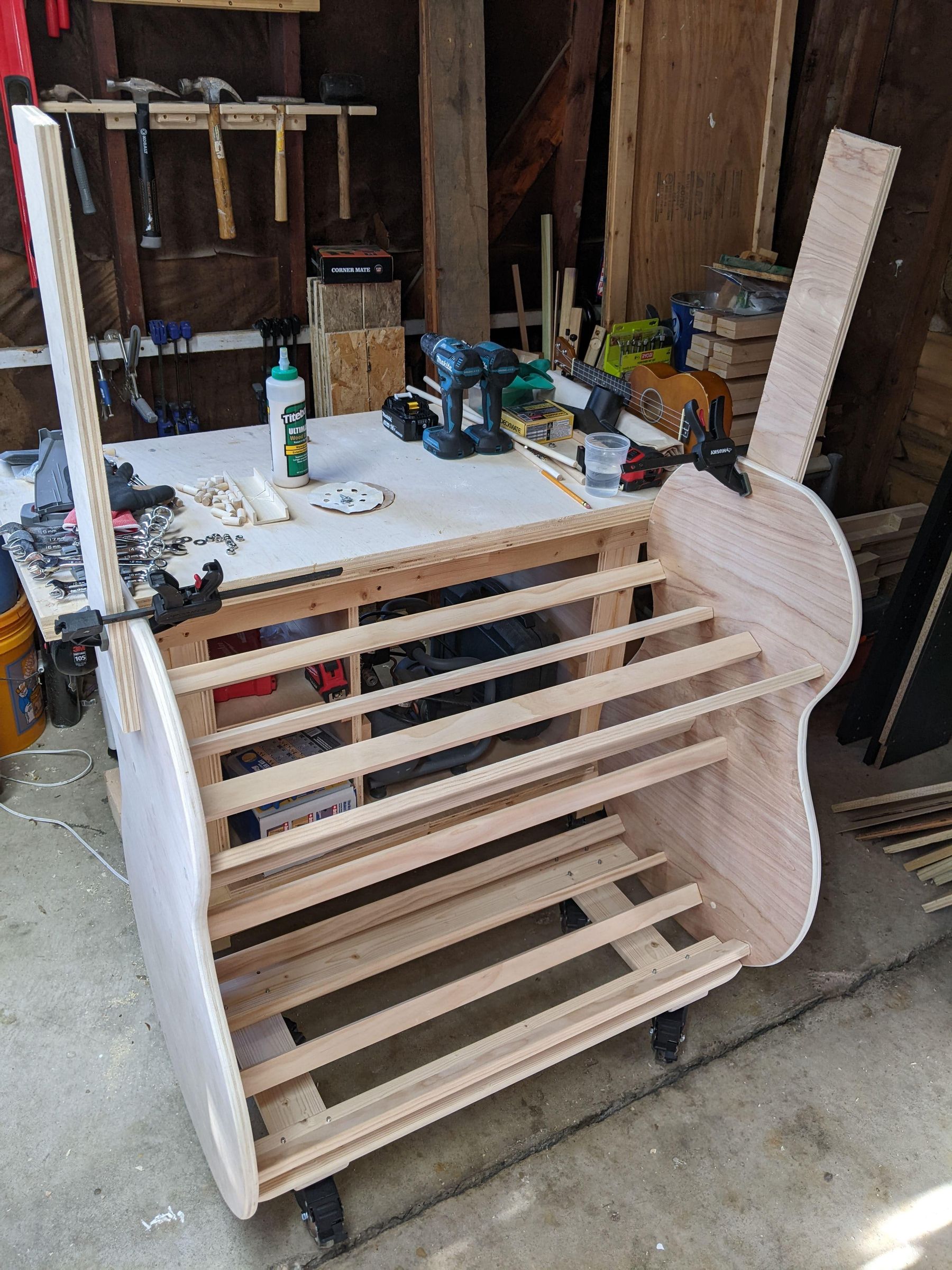 Ukulele Storage Cart : 7 Steps (with Pictures) - Instructables