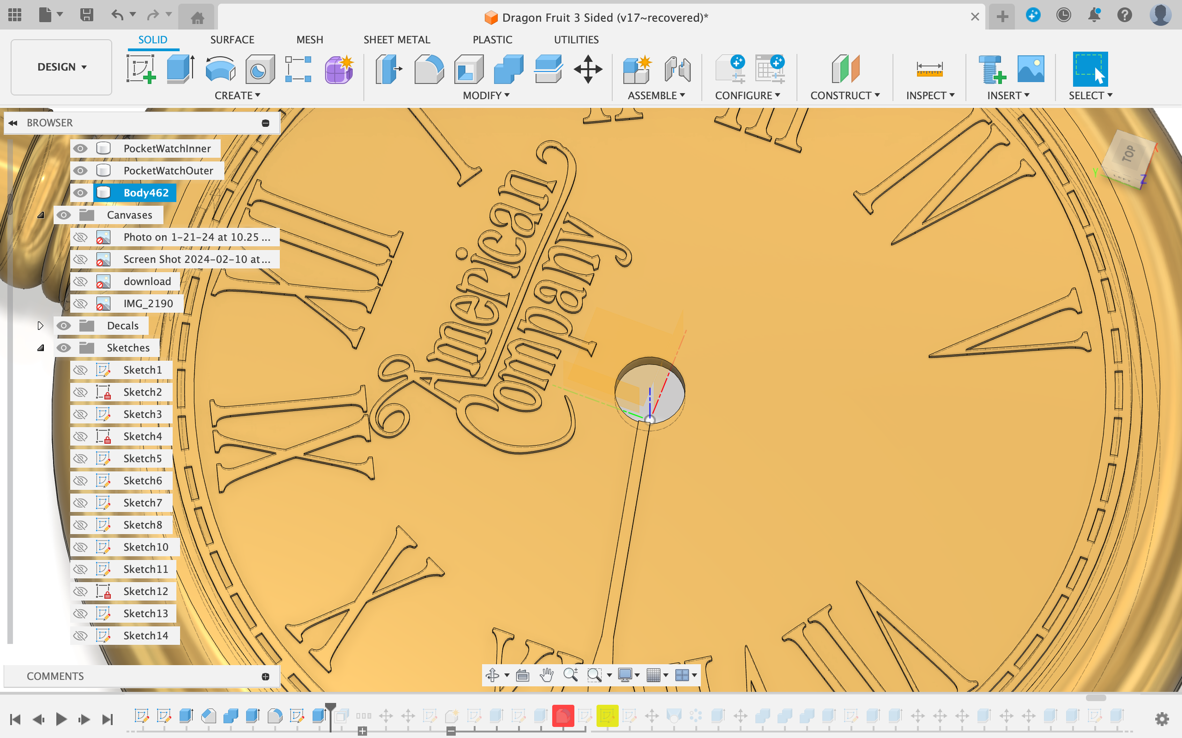 3D Printed Pocket Watch From "The Pocket Watch Gang" : 16 Steps (with ...