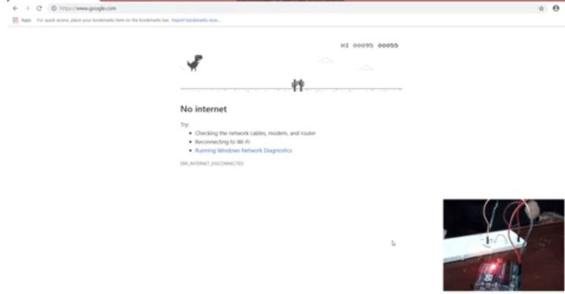 Play Dinosaur Game Using Arduino and Python3 : 5 Steps - Instructables