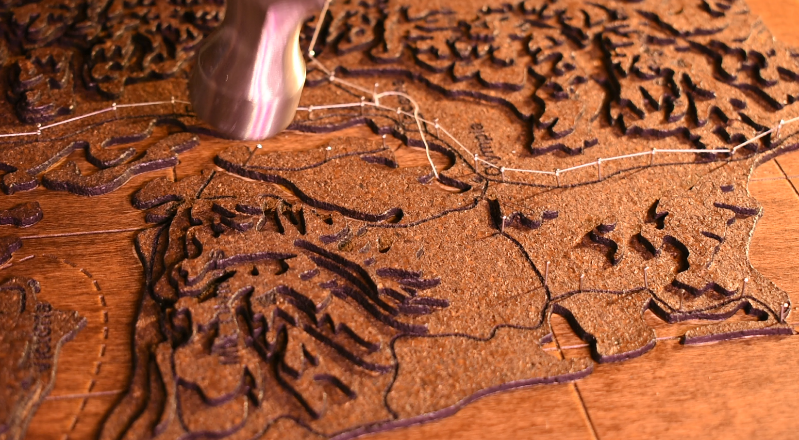 Topographical Push Pin Map : 13 Steps (with Pictures) - Instructables