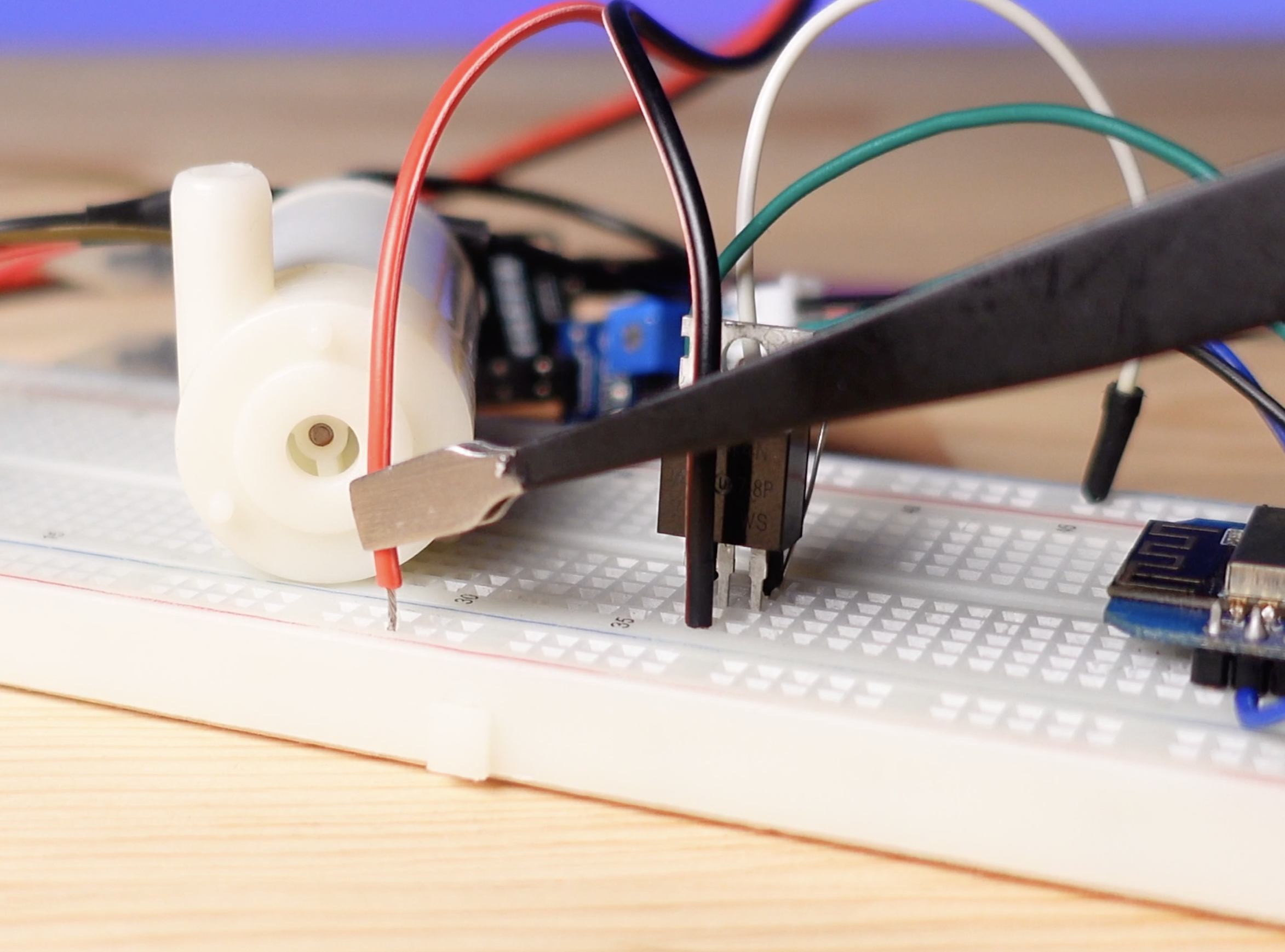 Build a Self Watering System (Soil Moisture Sensor - Water Pump - Water ...