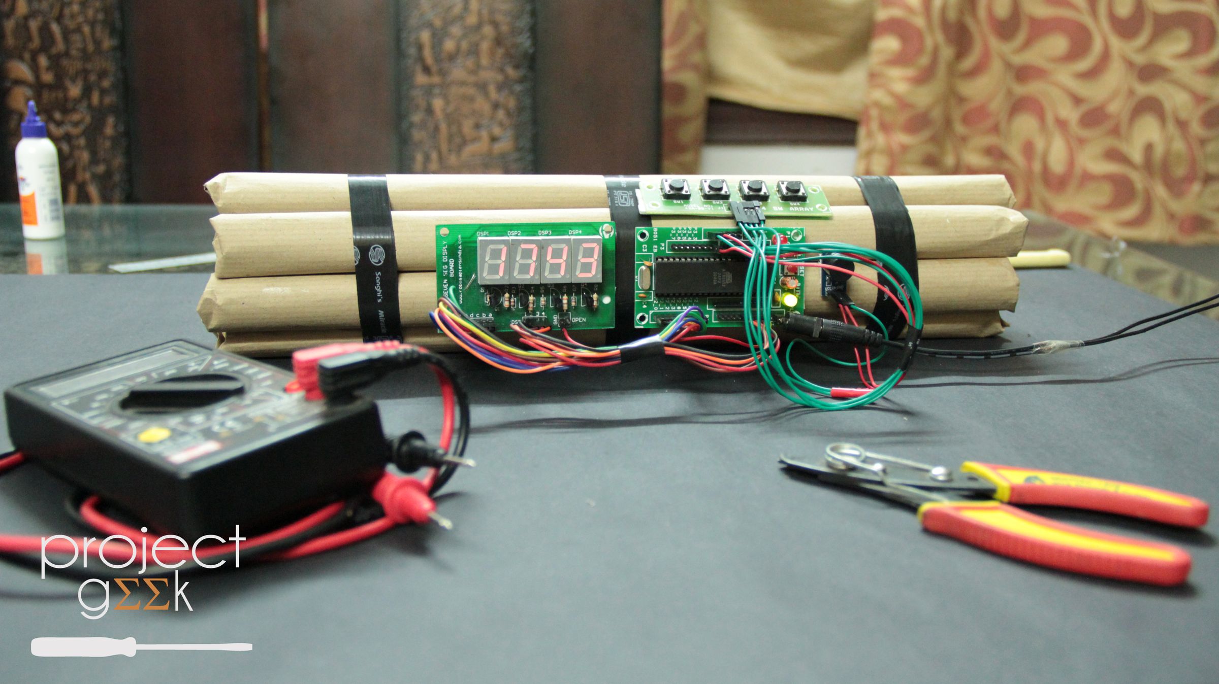 Prop Bomb Count Down Timer - Project Geek #1 : 6 Steps (with Pictures ...