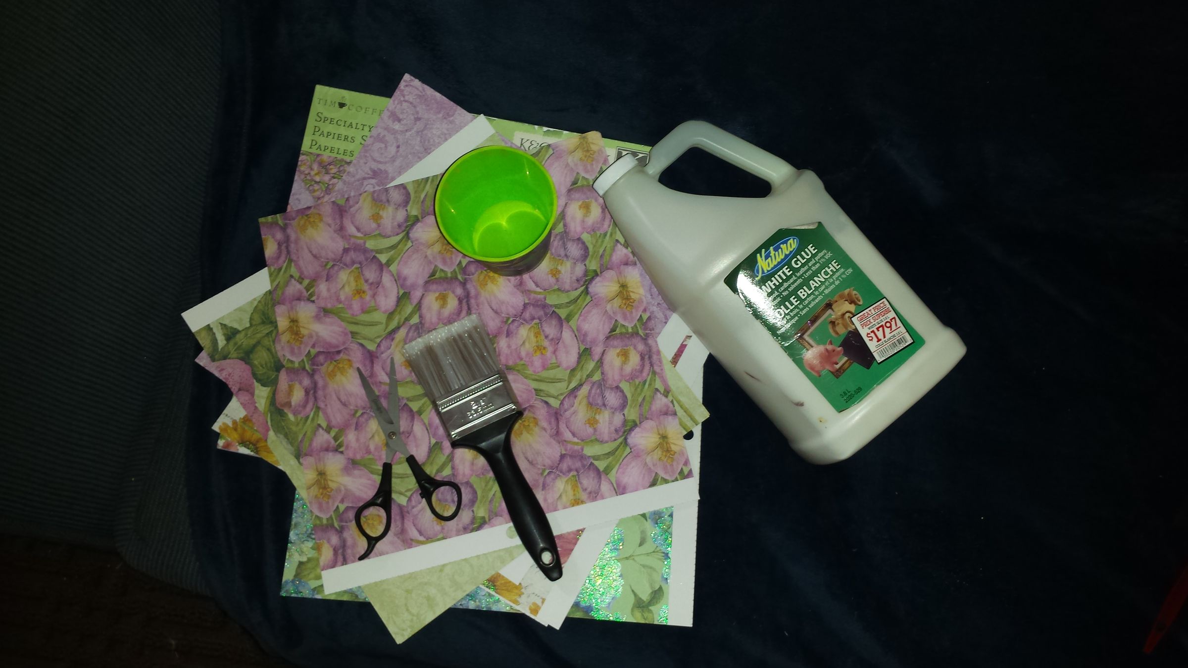 Scrapbook Paper Decorated Birdhouse : 6 Steps (with Pictures ...