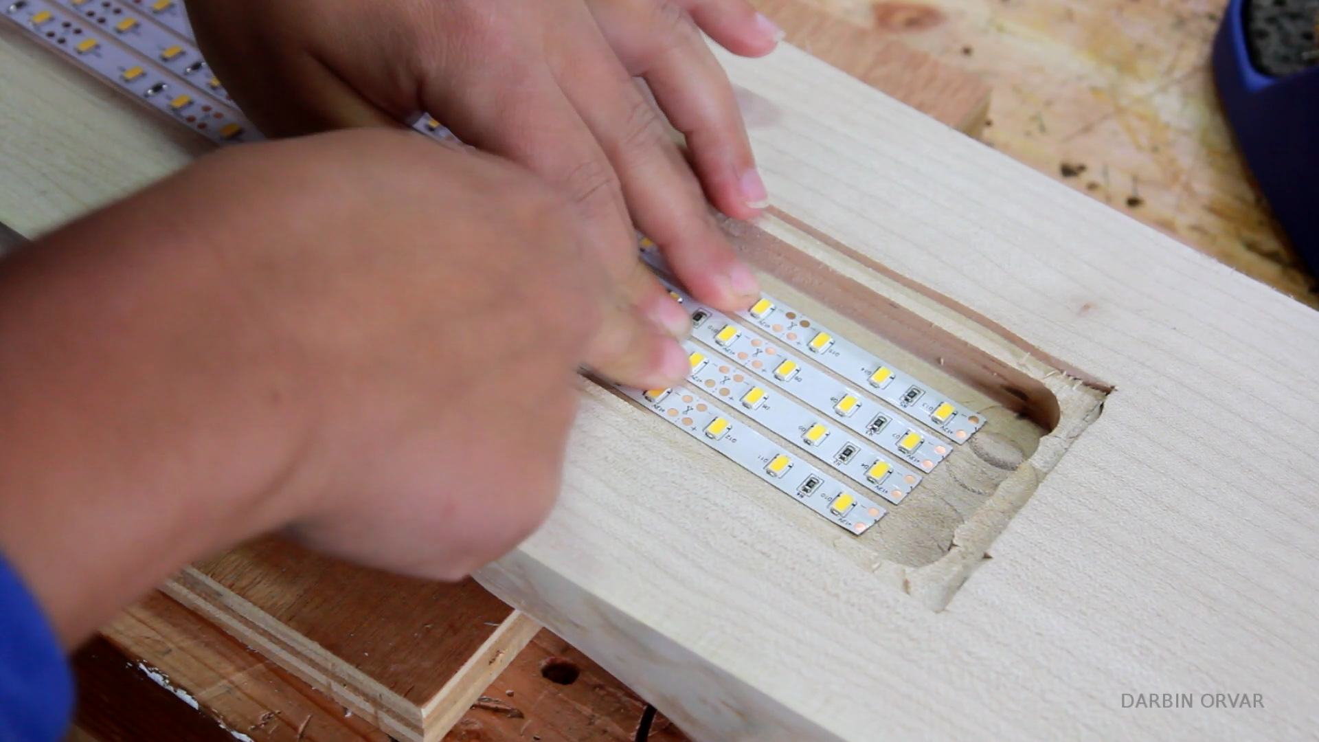 Floating Shelf W/ Hidden LED Lighting : 15 Steps (with Pictures ...