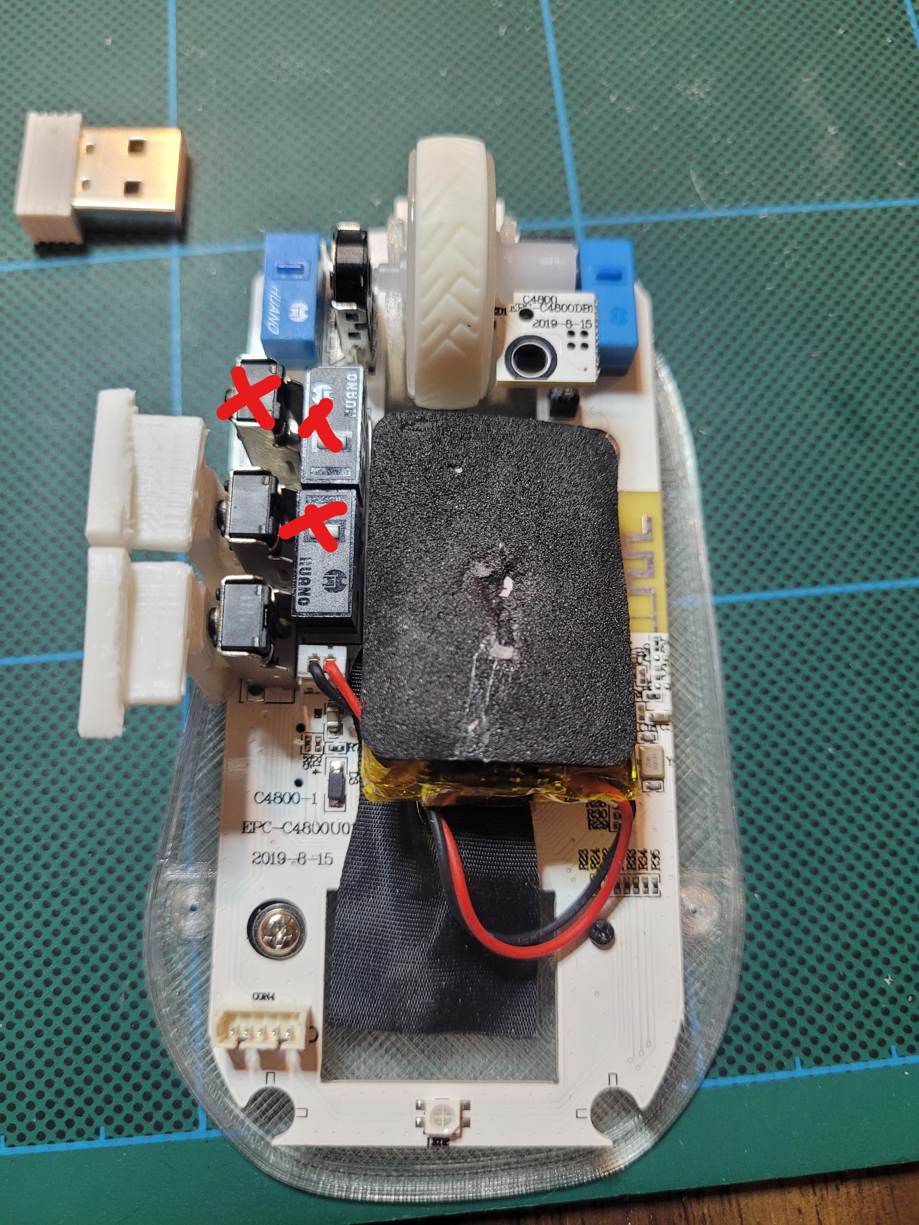 3D Printed Mouse - Vaxee Outset AX Inspired - Ajazz I305 Internals : 9 ...