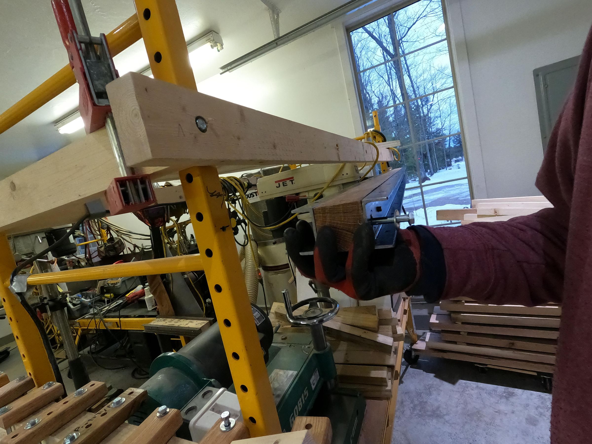 Multi-Clamp Glue-Up Jig for Fabricating DIY Wood Beams AKA a ...