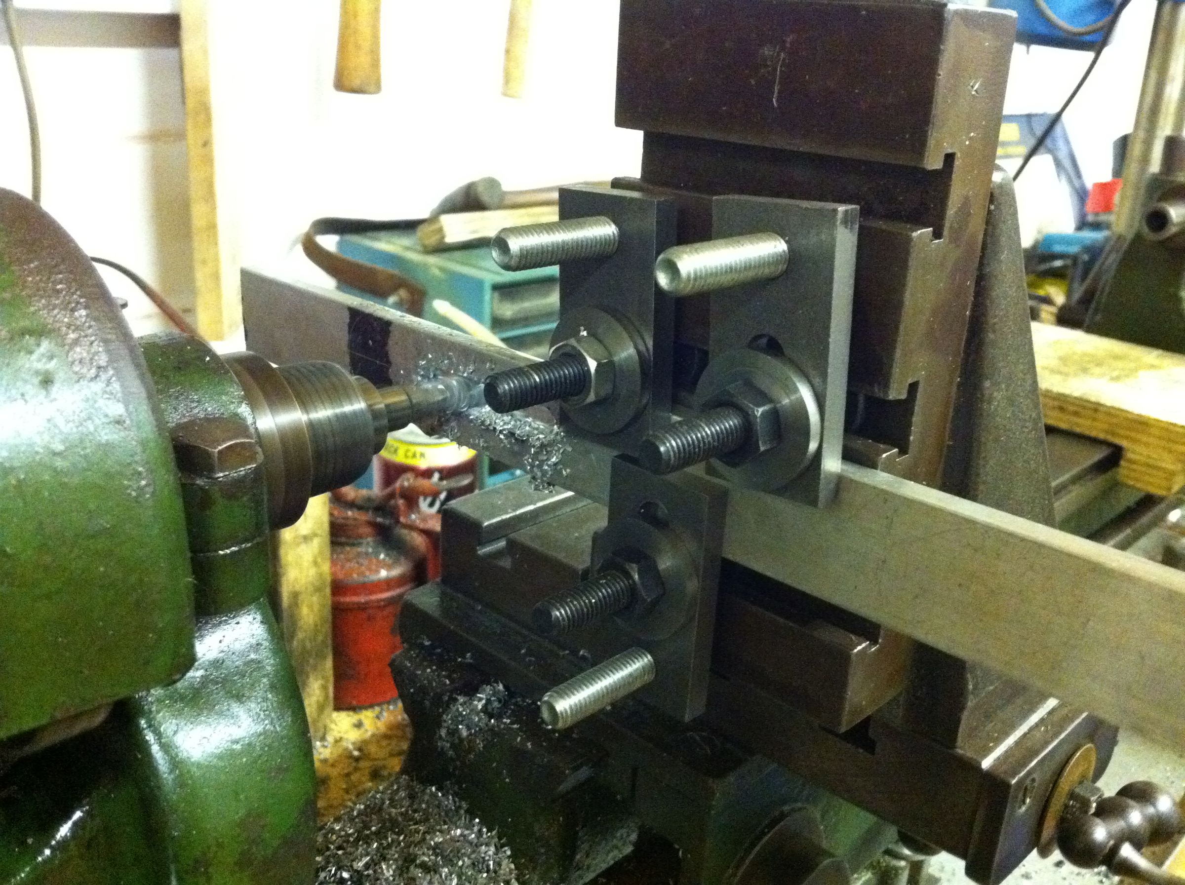 Modified Drill Powered Lathe : 8 Steps - Instructables