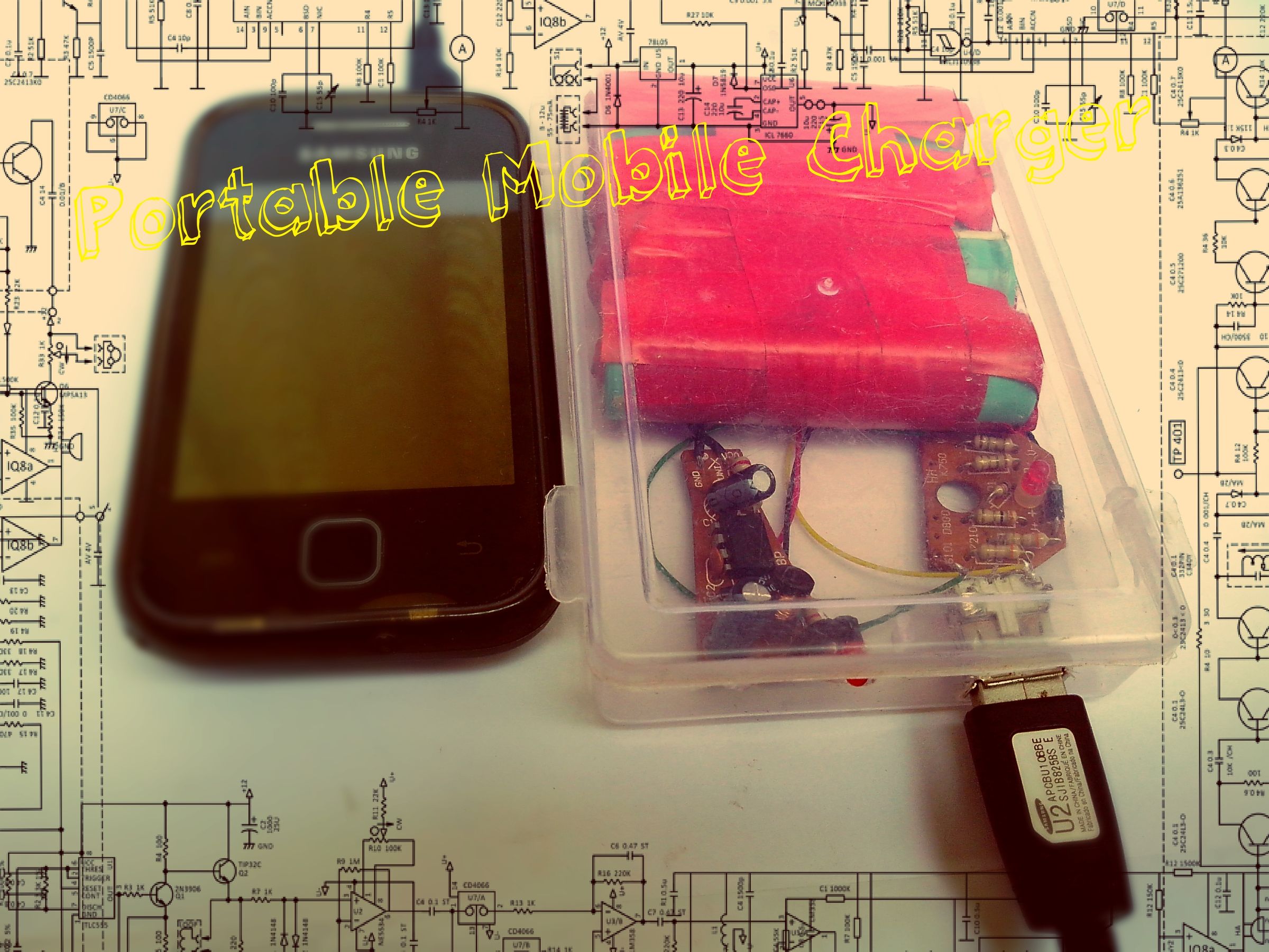 Portable Mobile Charger (Solar) From Scrap : 7 Steps - Instructables