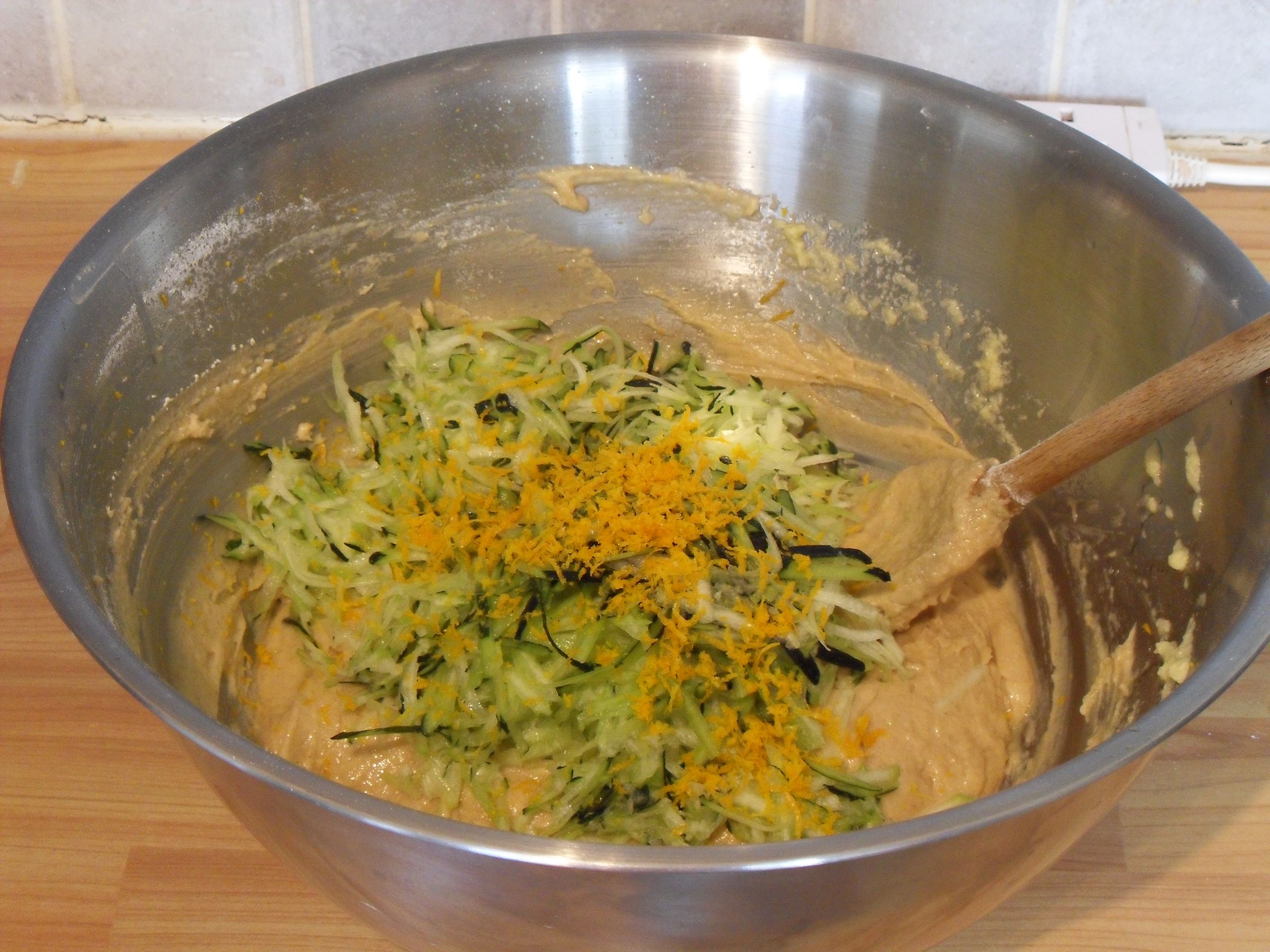 Deliciously Moist Courgette (Zucchini) Cake With Orange Cream Cheese ...