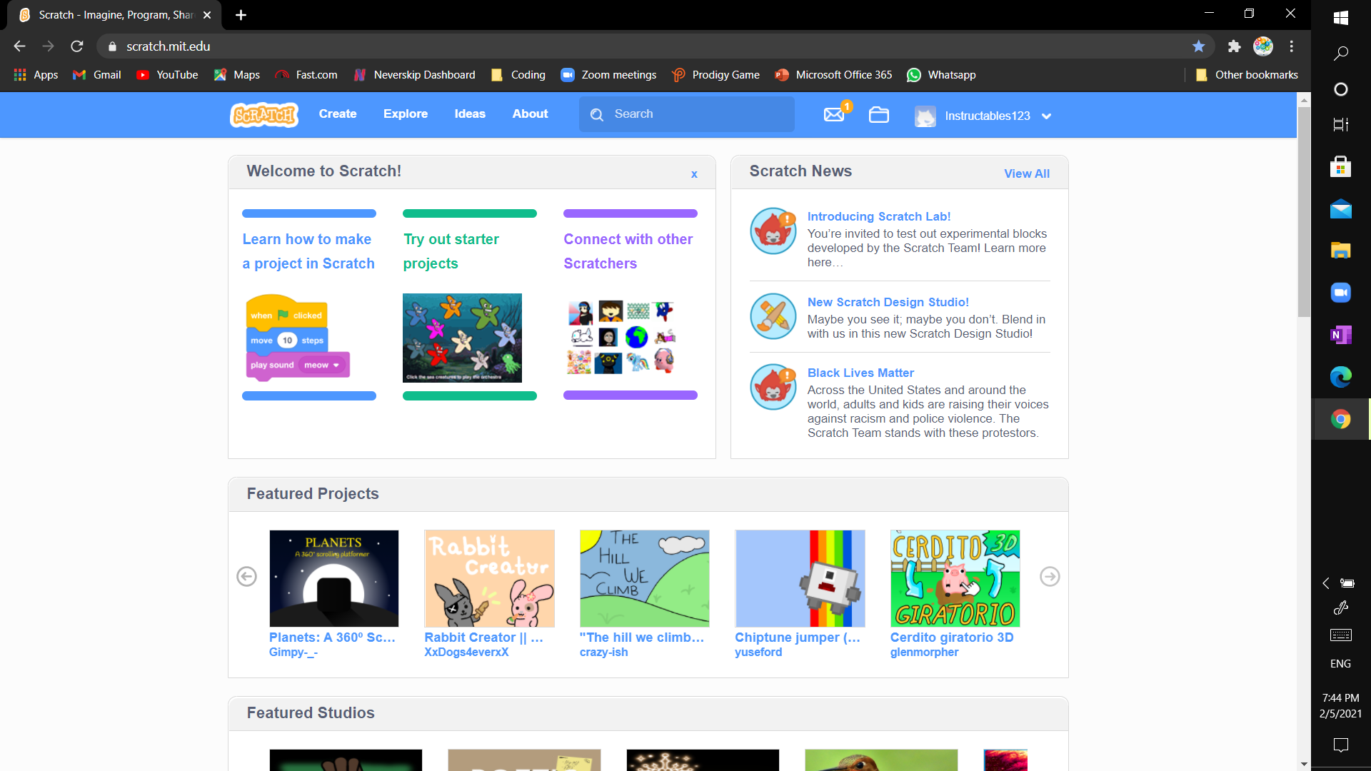 Scratch Tutorial (Sign In) : 9 Steps - Instructables