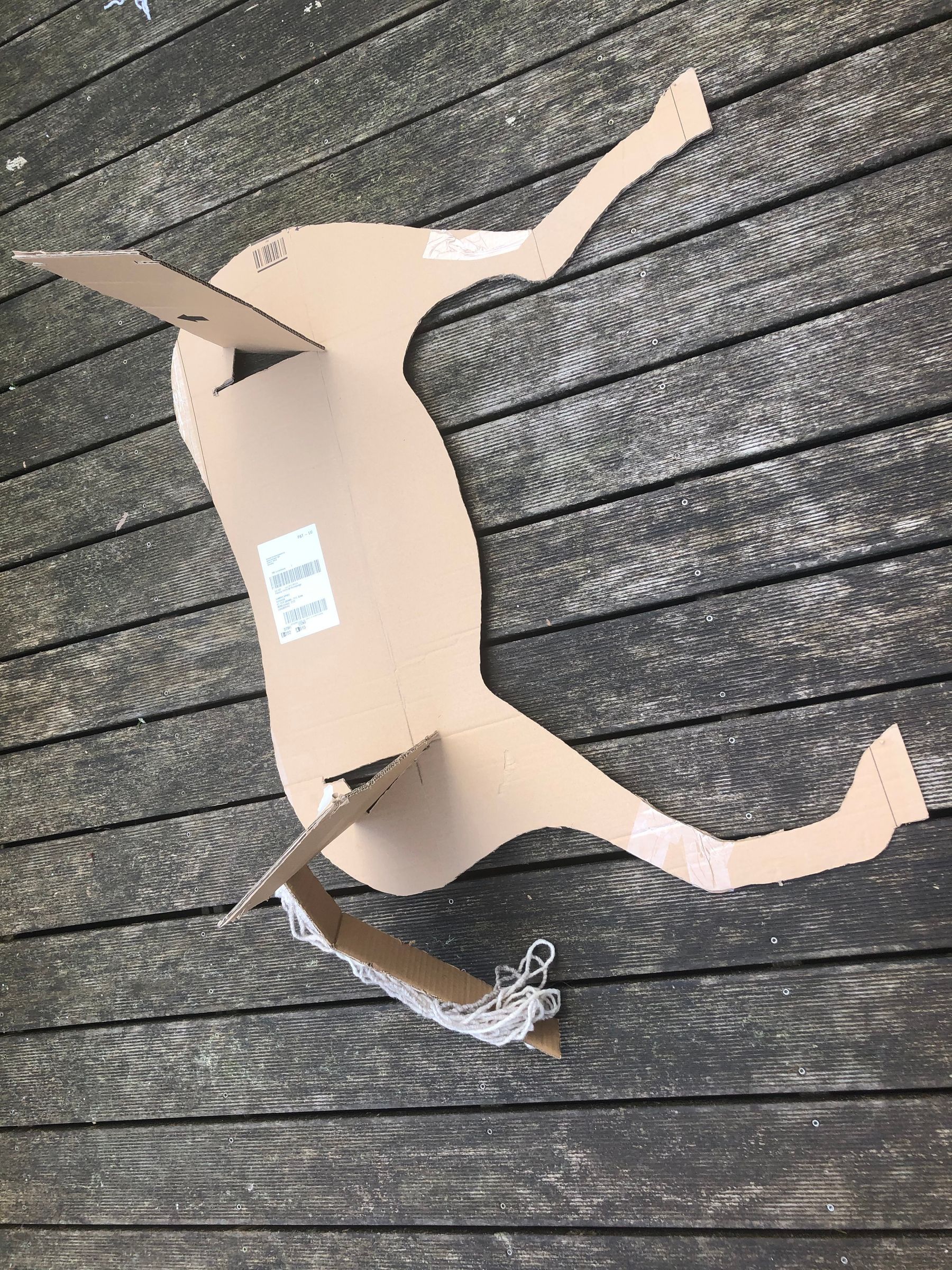 Cardboard Horse : 4 Steps - Instructables