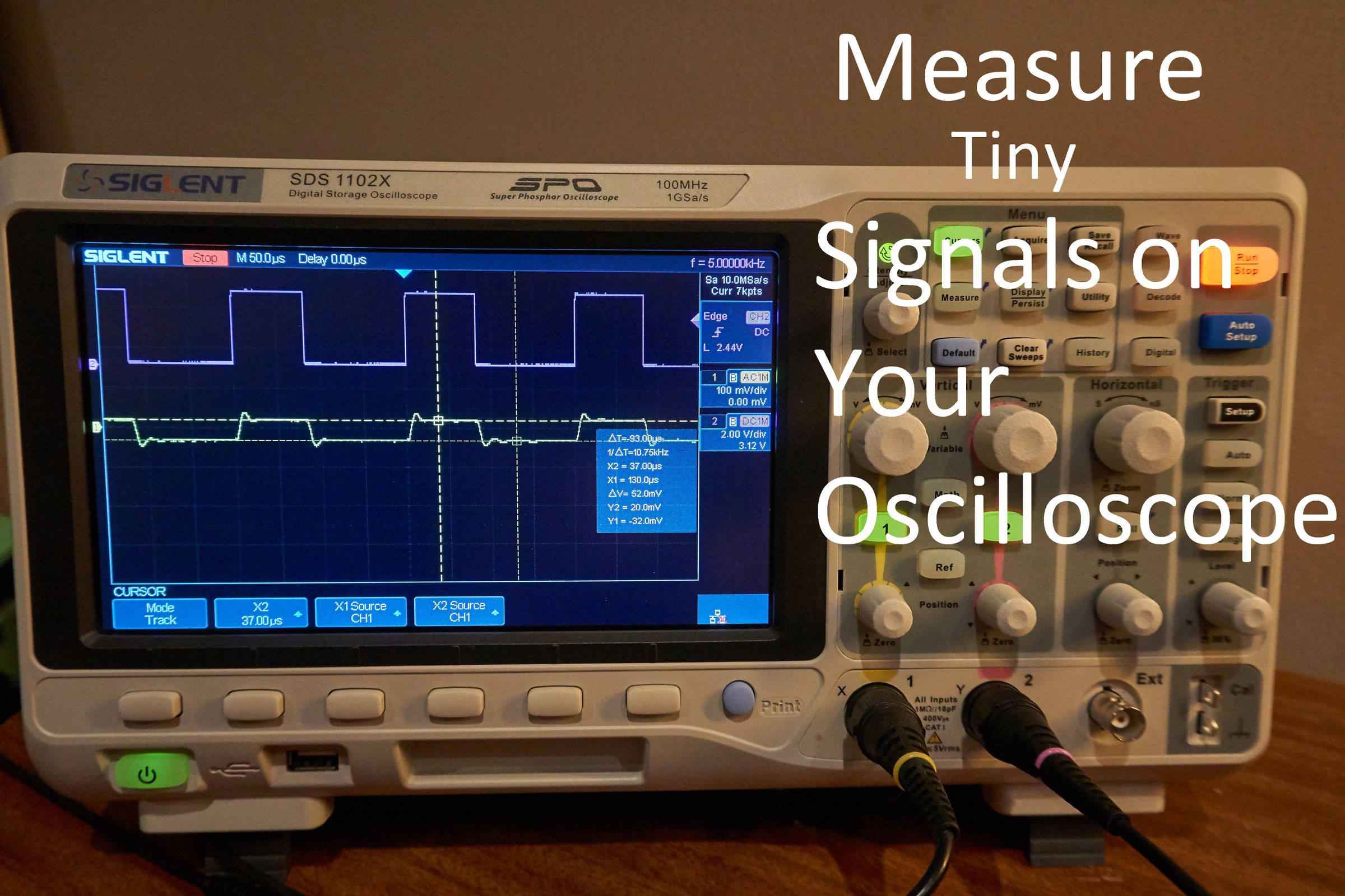 Measure Tiny Signals Buried in Noise on Your Oscilloscope (Phase Sensitive Detection) : 3 Steps ...