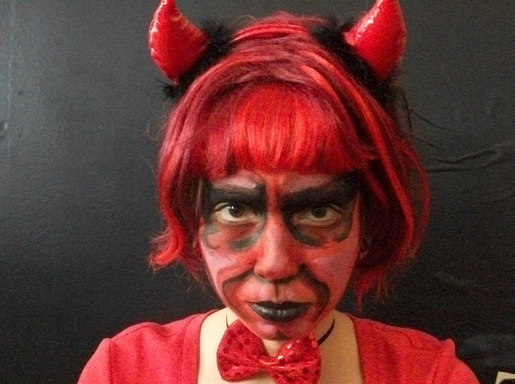 Red Devil Face Paint : 7 Steps (with Pictures) - Instructables