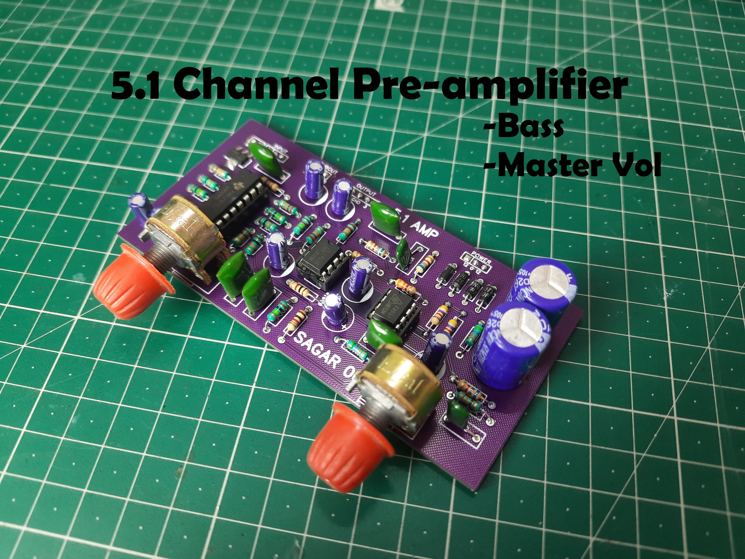 5.1 Channel Preamplifier for Audio System : 9 Steps - Instructables