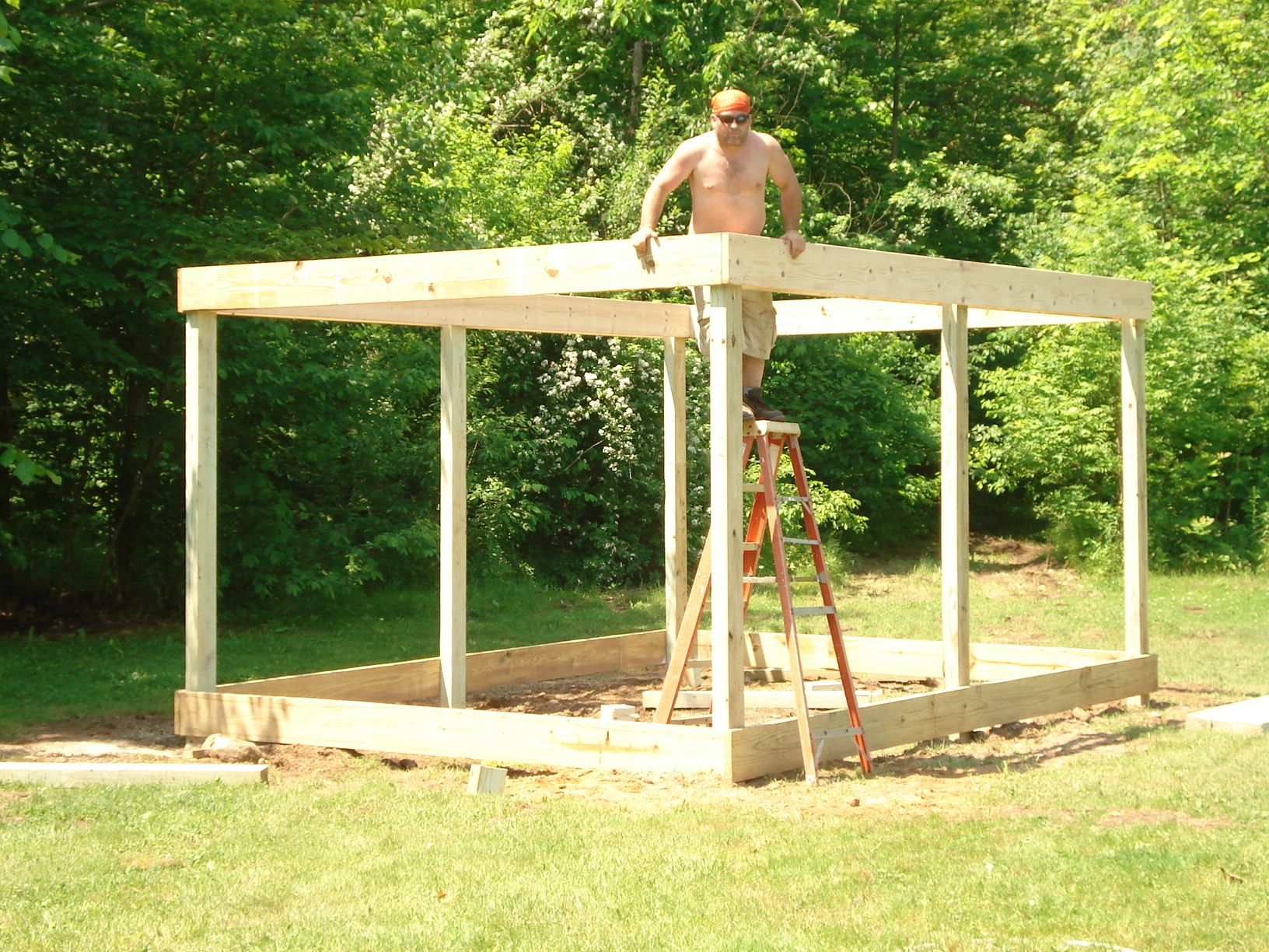 How to Build a 12x20 Cabin on a Budget : 15 Steps (with Pictures ...