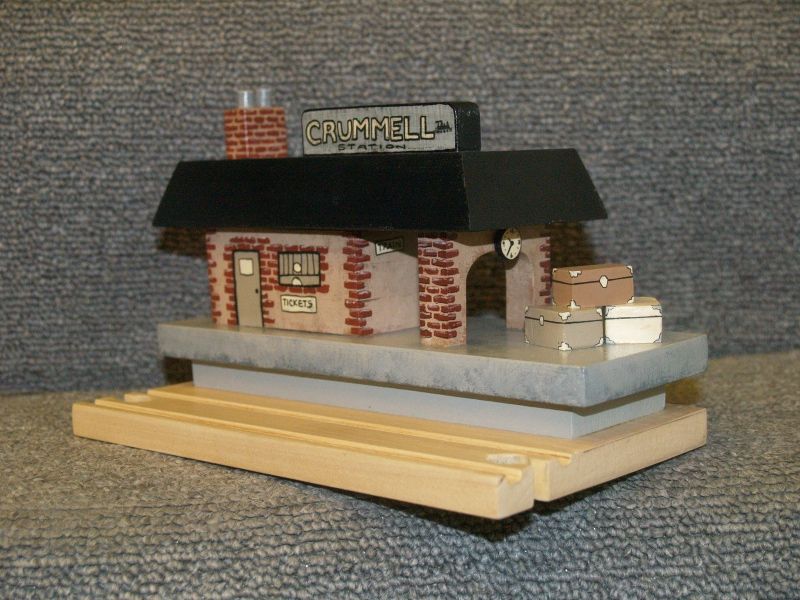 Handmade Station for Thomas the Tank Engine Wooden Train Set : 6 Steps ...