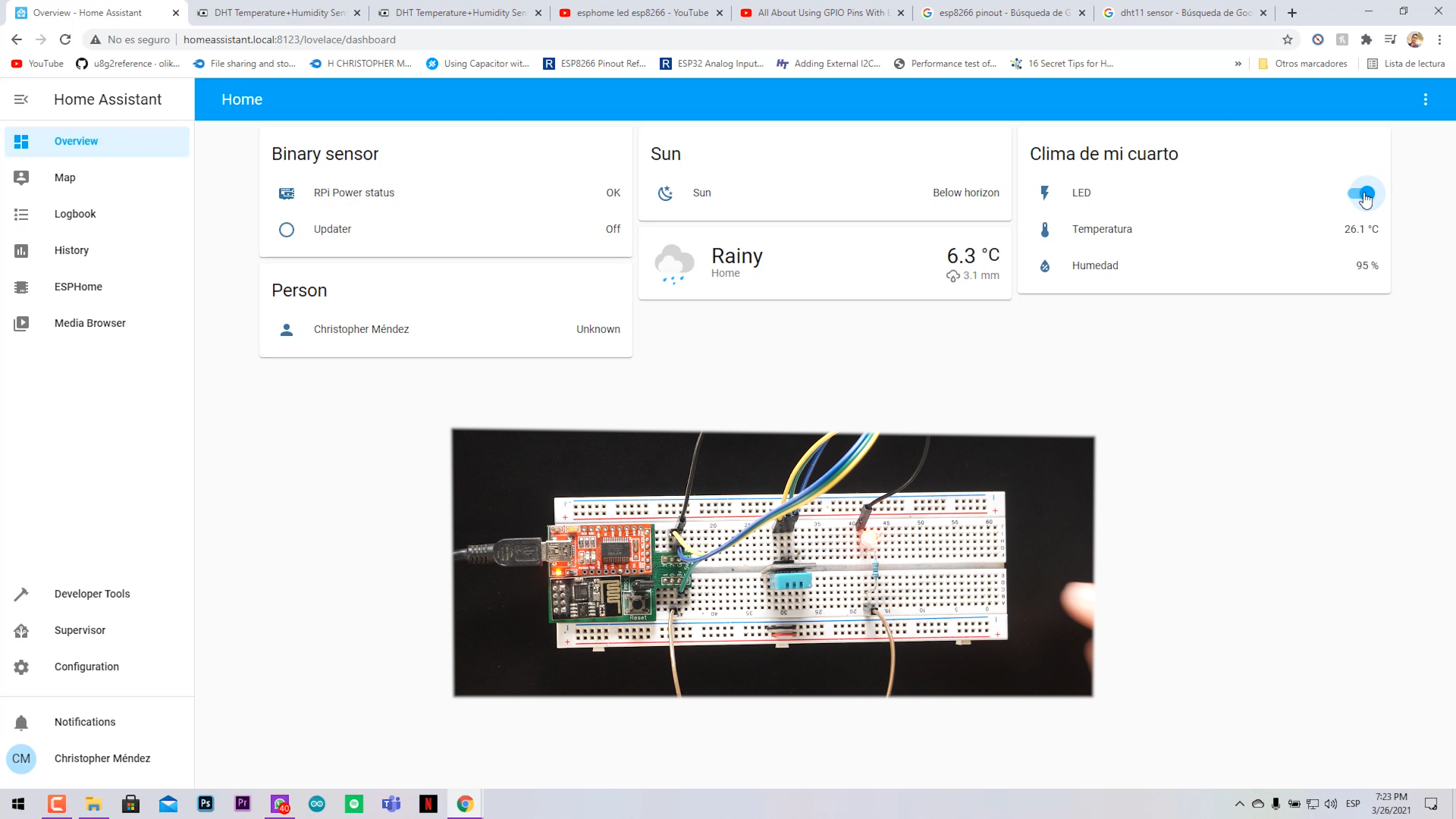 Basic Projects | How to Start on Raspberry Pi Home Automation | ESPHome ...