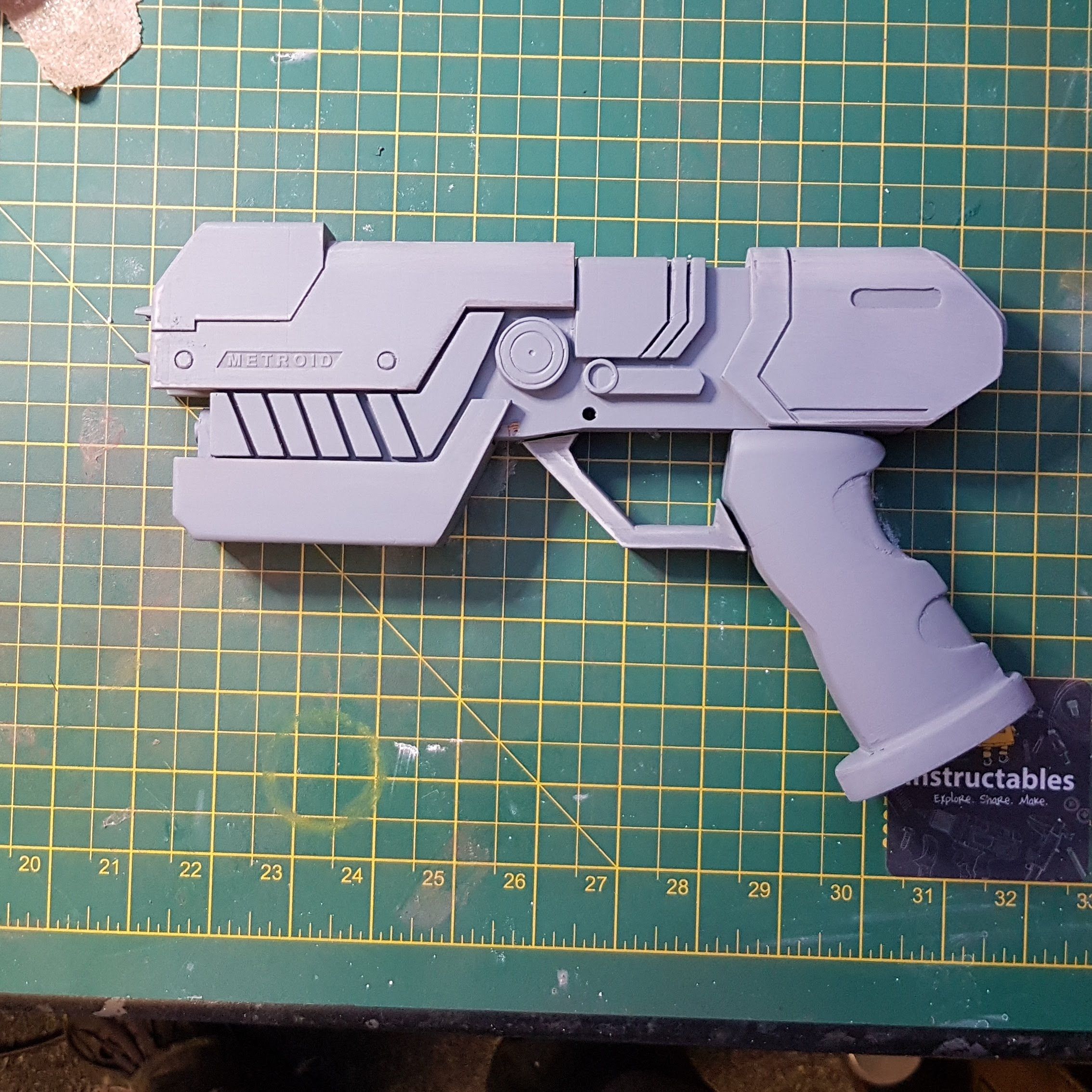 Paralyzer Blaster (Metroid) Mould and Cast : 4 Steps (with Pictures ...