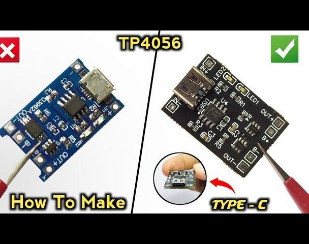DIY TP4056 Charging Module : 6 Steps - Instructables