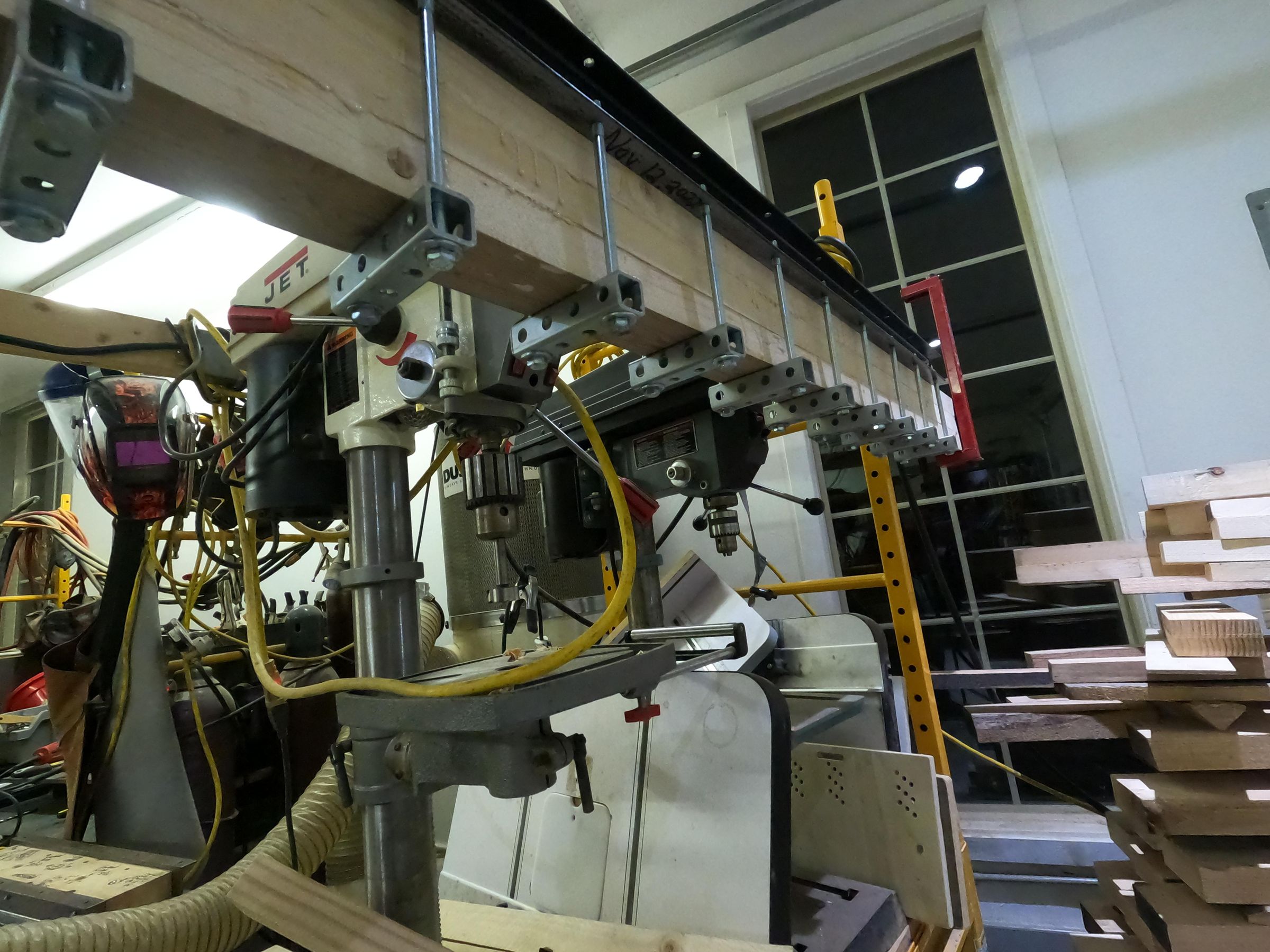 Multi-Clamp Glue-Up Jig for Fabricating DIY Wood Beams AKA a ...