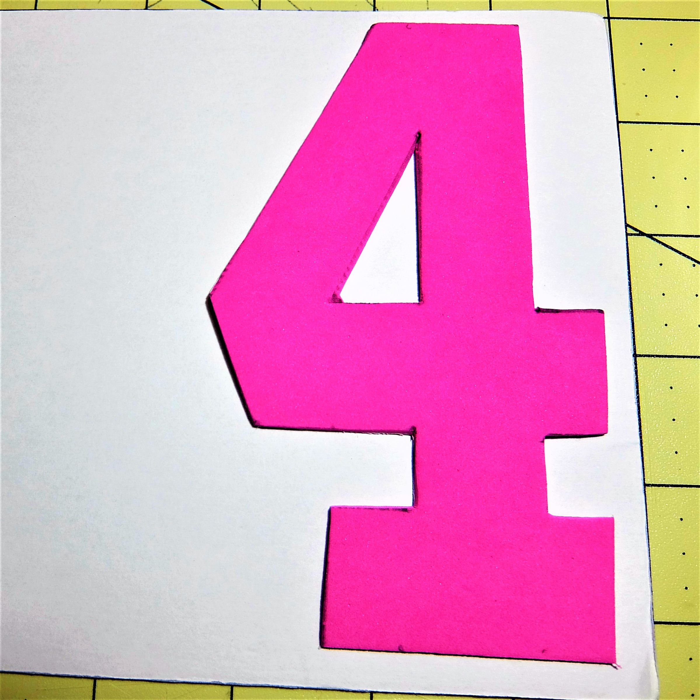Draw and Cut Out Jersey Numbers 0 to 9 : 14 Steps (with Pictures ...