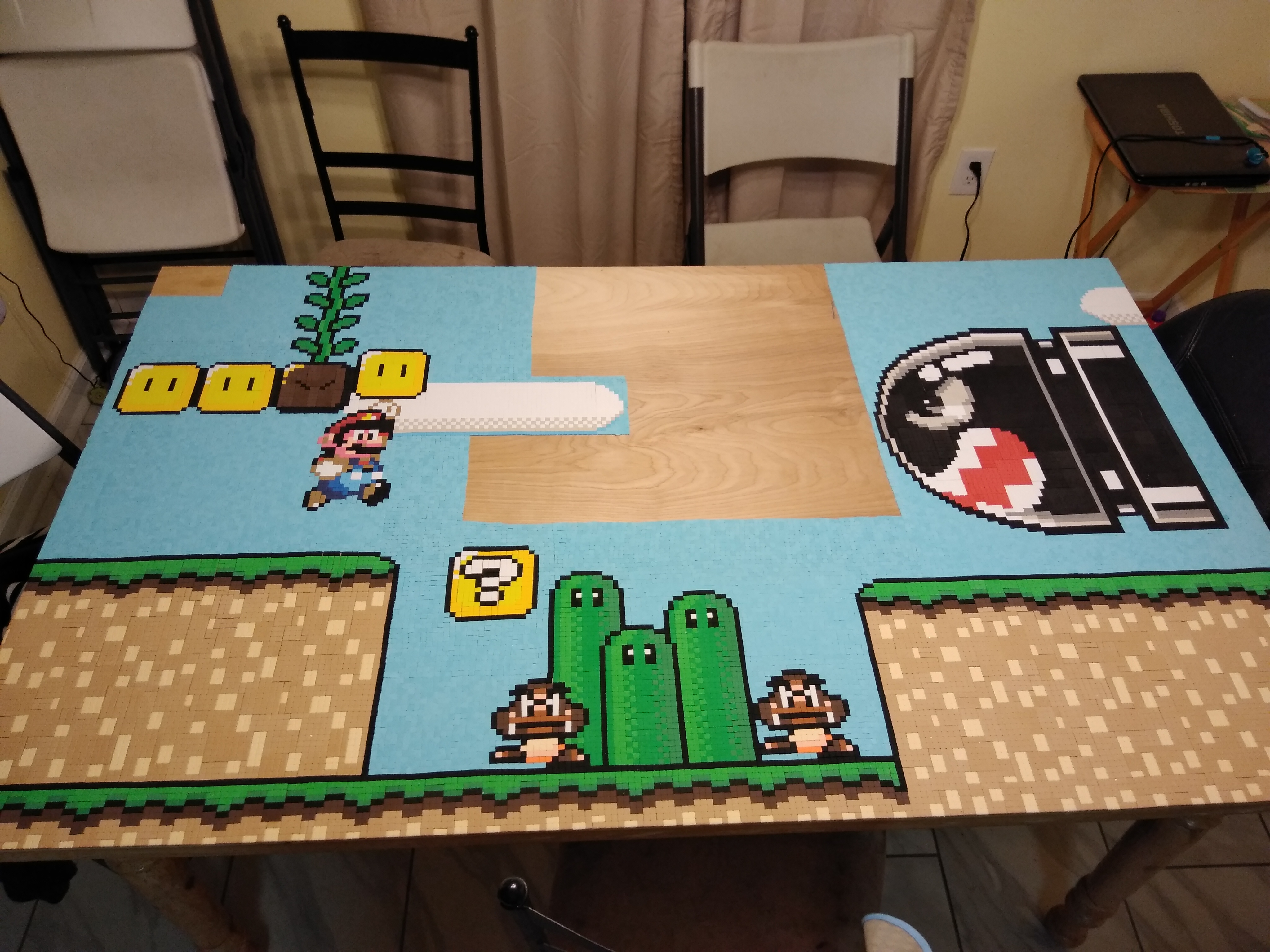 Mario Mosaic Tabletop : 10 Steps (with Pictures) - Instructables
