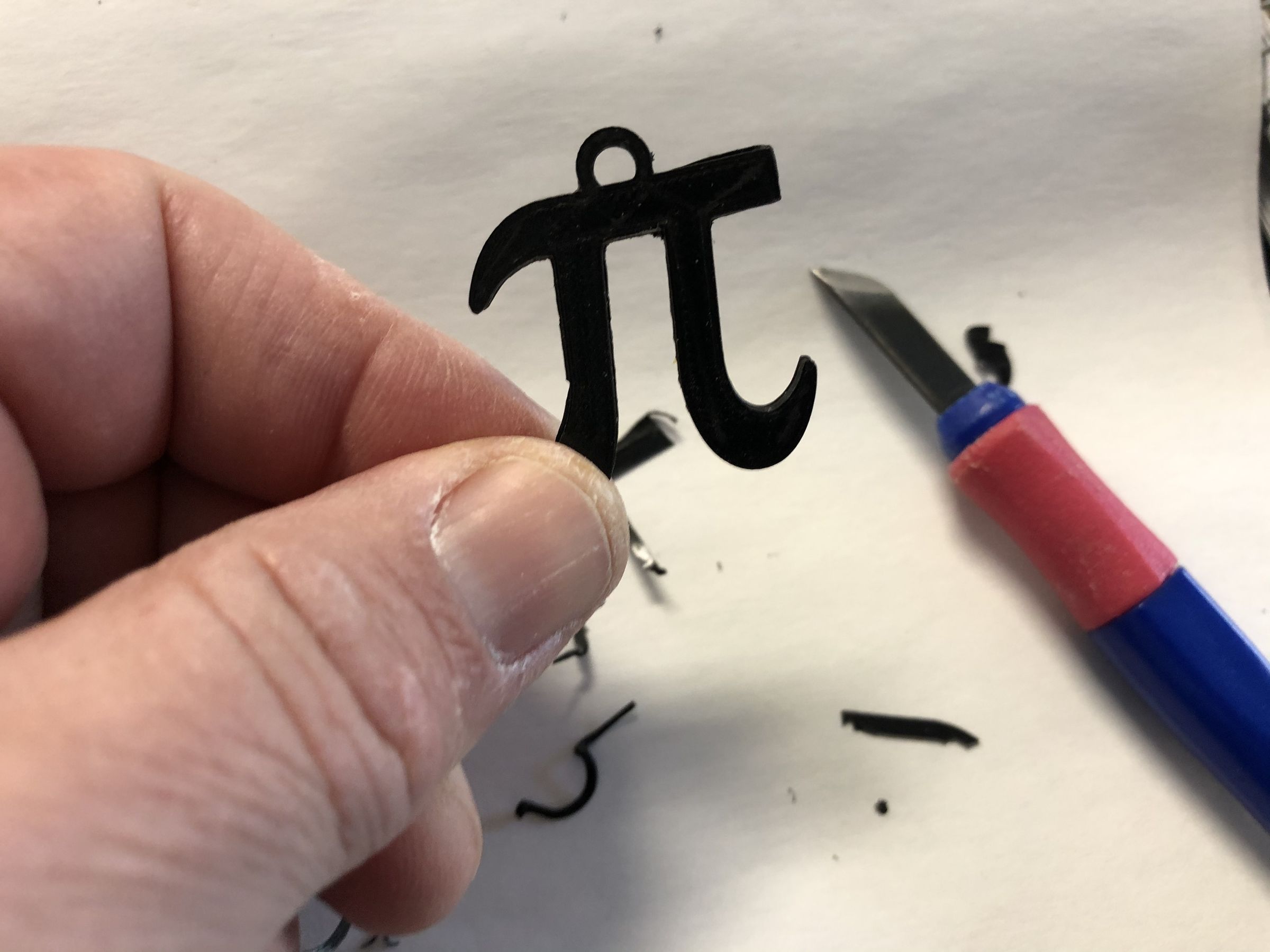 3D Printed Pi Earrings : 5 Steps - Instructables