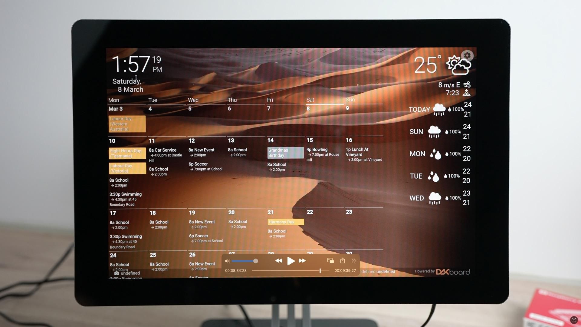 Raspberry Pi Base Family Planner : 5 Steps (with Pictures) - Instructables