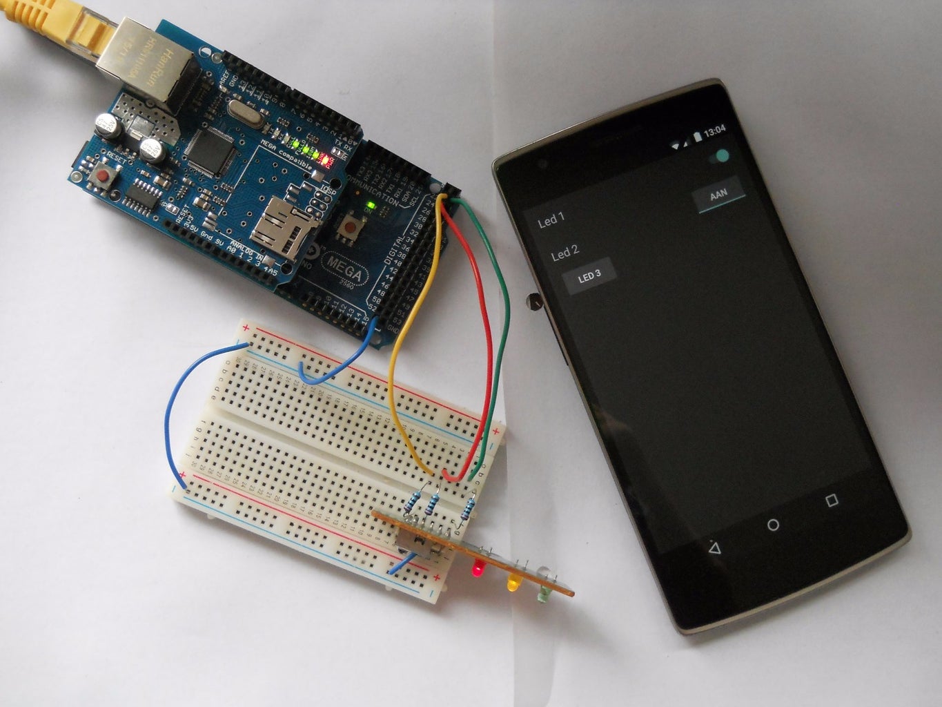 Control Arduino Using Android App 8 Steps Instructables